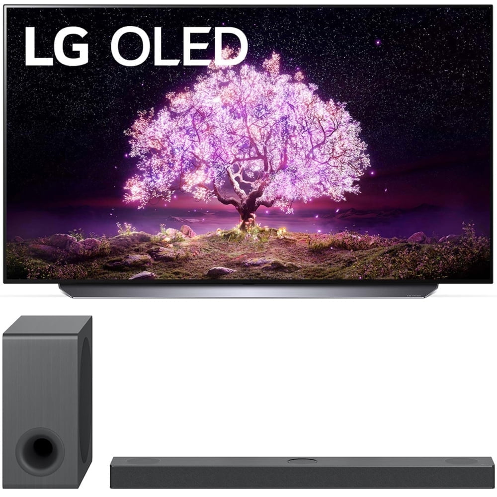 LG OLED65C1PUB 65 inch 4K Smart OLED TV with AI ThinQ 2021 Model Bundle ...