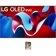 LG OLED65C4PUA 65 Inch Evo C4 Series OLED Smart TV with an Additional 1 ...