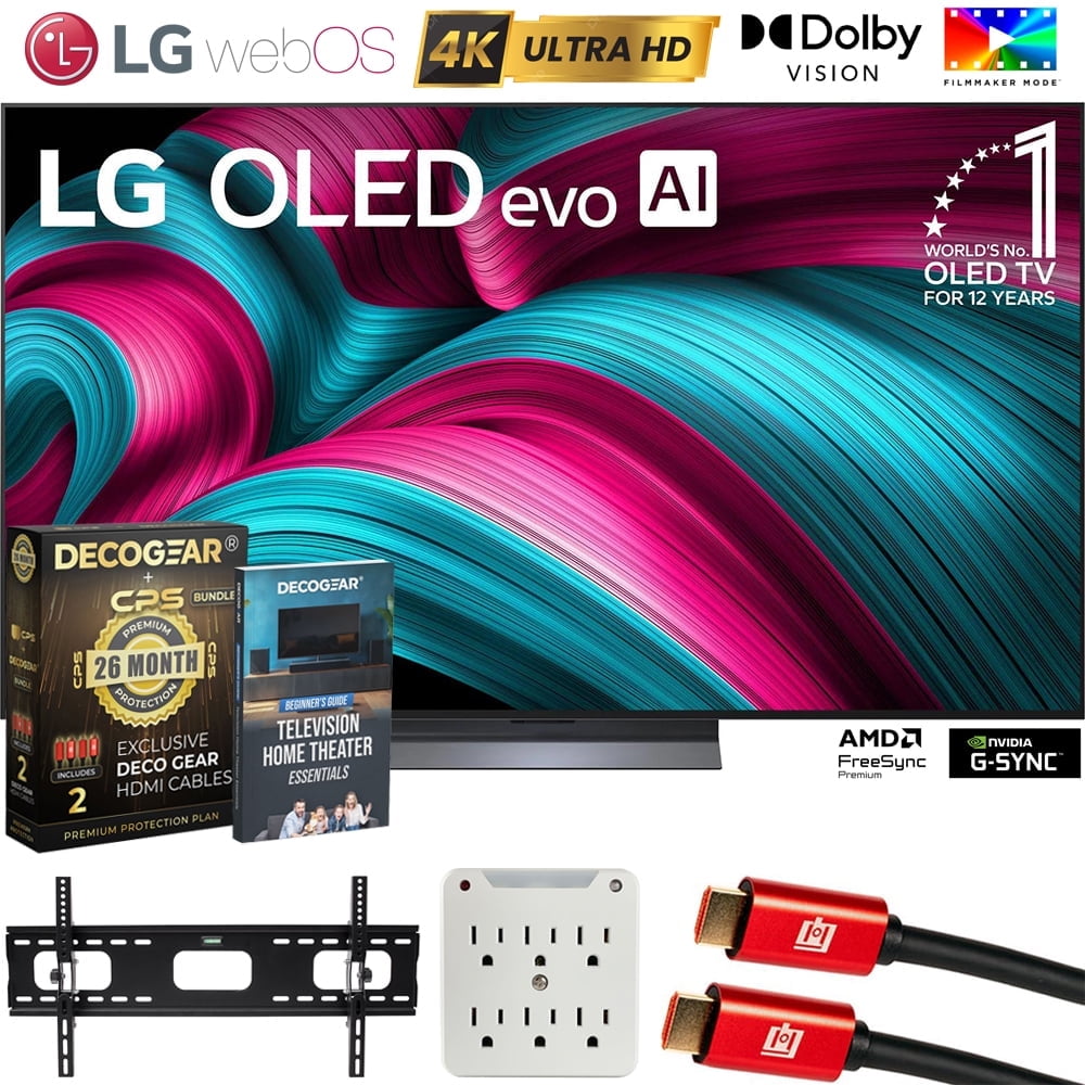 LG OLED65C5PUA 65" C5 OLED evo 4K UHD webOS TV 2025 Bundle with CPS ...