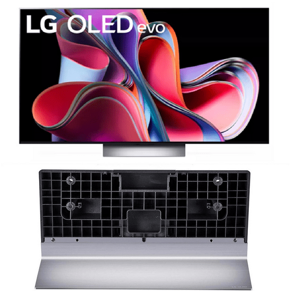 LG OLED65G3PUA 65 Inch 4K UHD OLED evo Smart TV with Dolby Atmos, Stand ...
