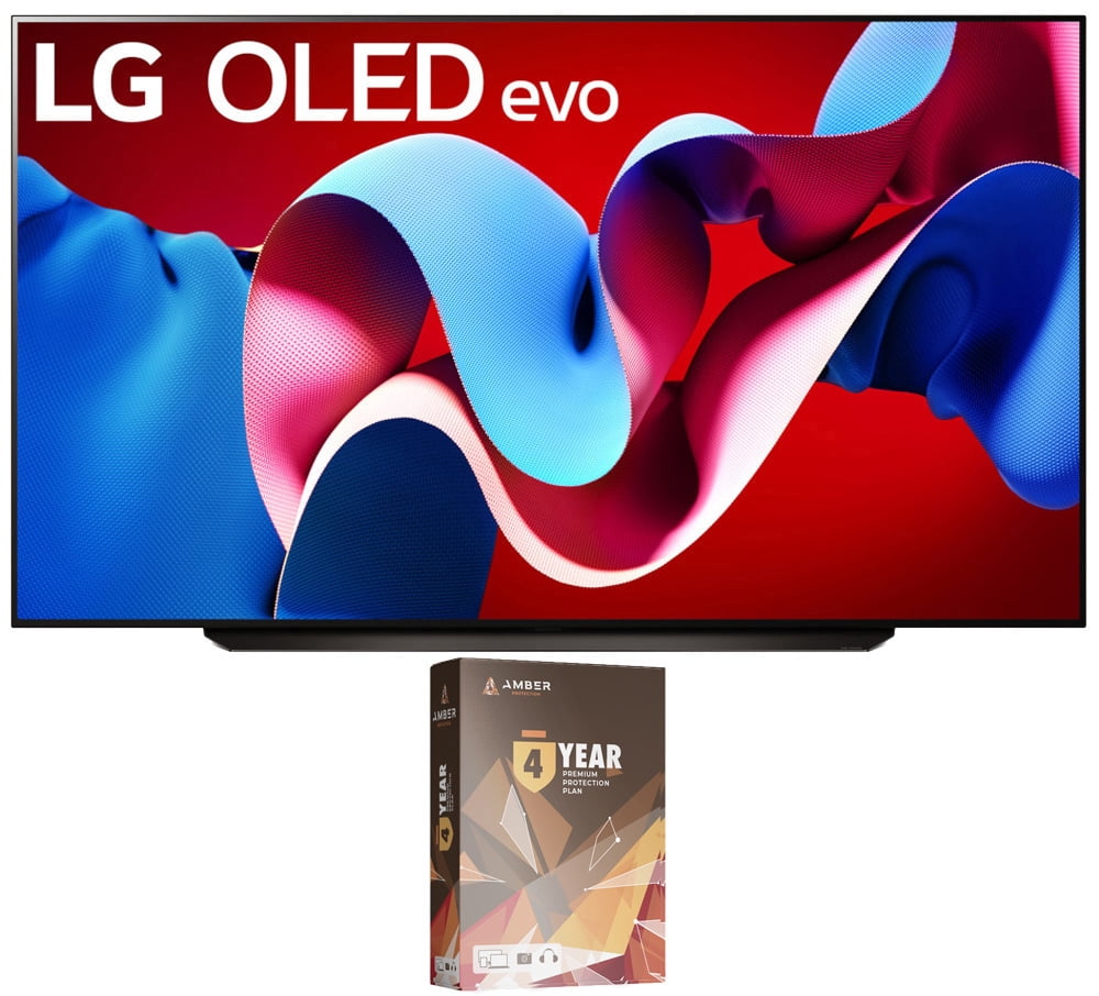 LG OLED83C4PUA 83 Inch Evo C4 Series OLED Smart TV with 4 Year Amber ...