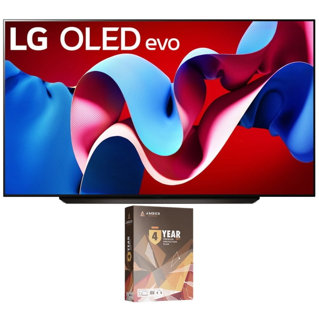 LG OLED83C4PUA 83 Inch Evo C4 Series OLED Smart TV with 4 Year Amber ...