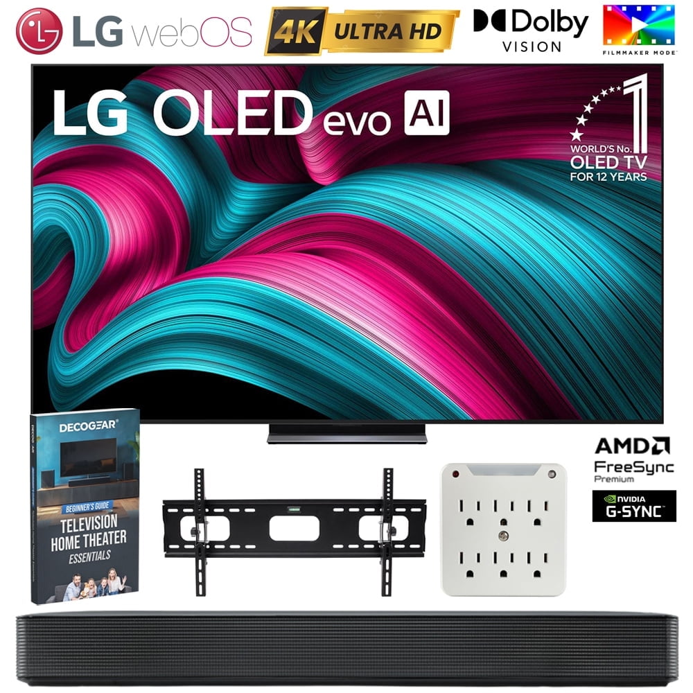 LG OLED83C5PUA 83 Inch OLED evo 4K UHD Smart TV (2025) Bundle with SKM1 ...