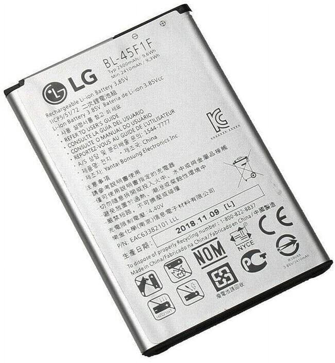 LG Original Replacement Battery BL-45F1F 2410mAh Aristo M210 K8 M210 ...