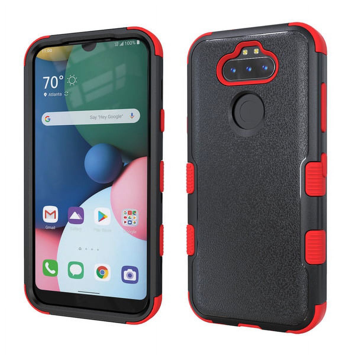 LG Phoenix 5 /Monarch /Risio 4 /K8x Phone Case Hybrid 3 Layers Rugged ...