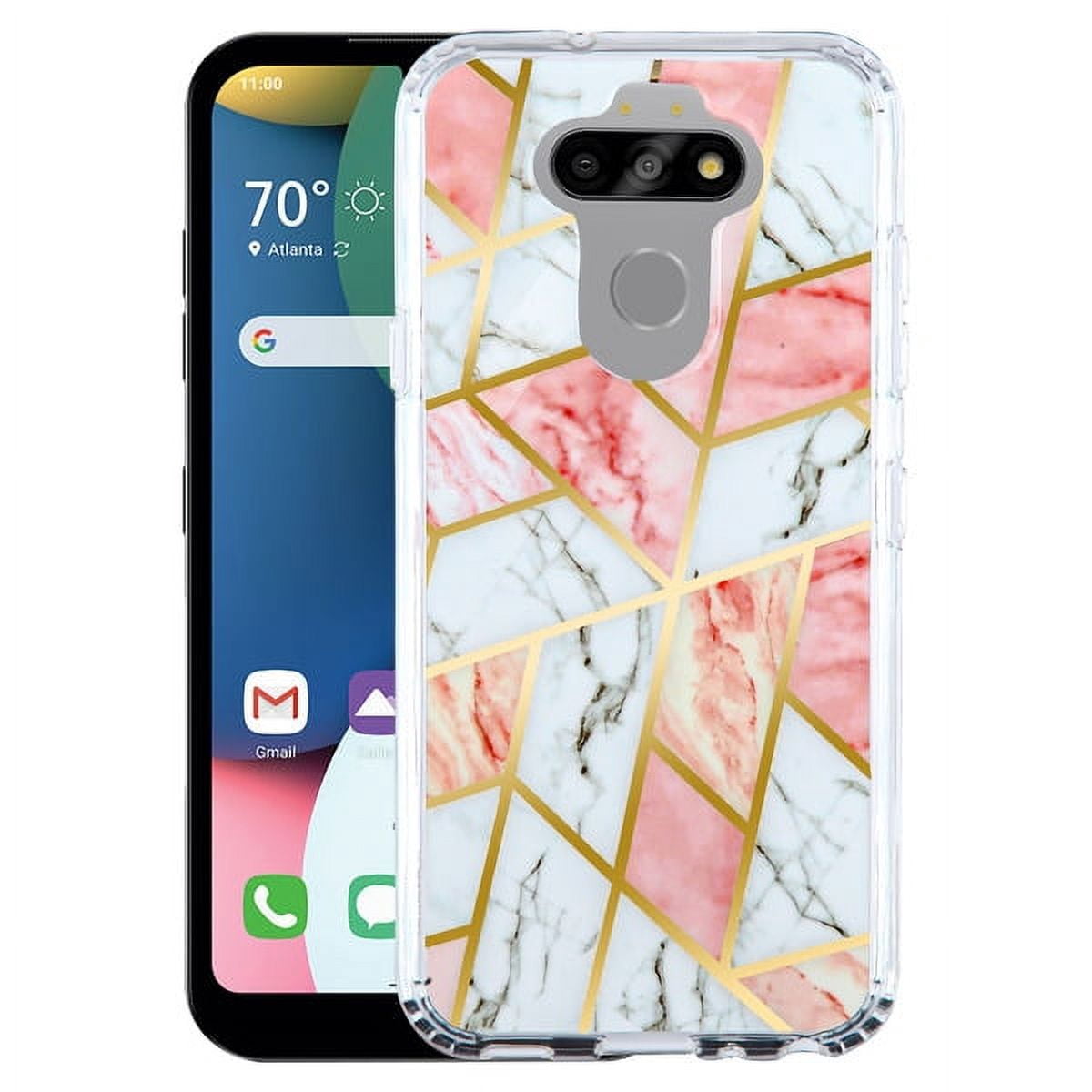 LG Phoenix 5 /Monarch /Risio 4 /K8x Phone Case Marble Stone Pattern ...