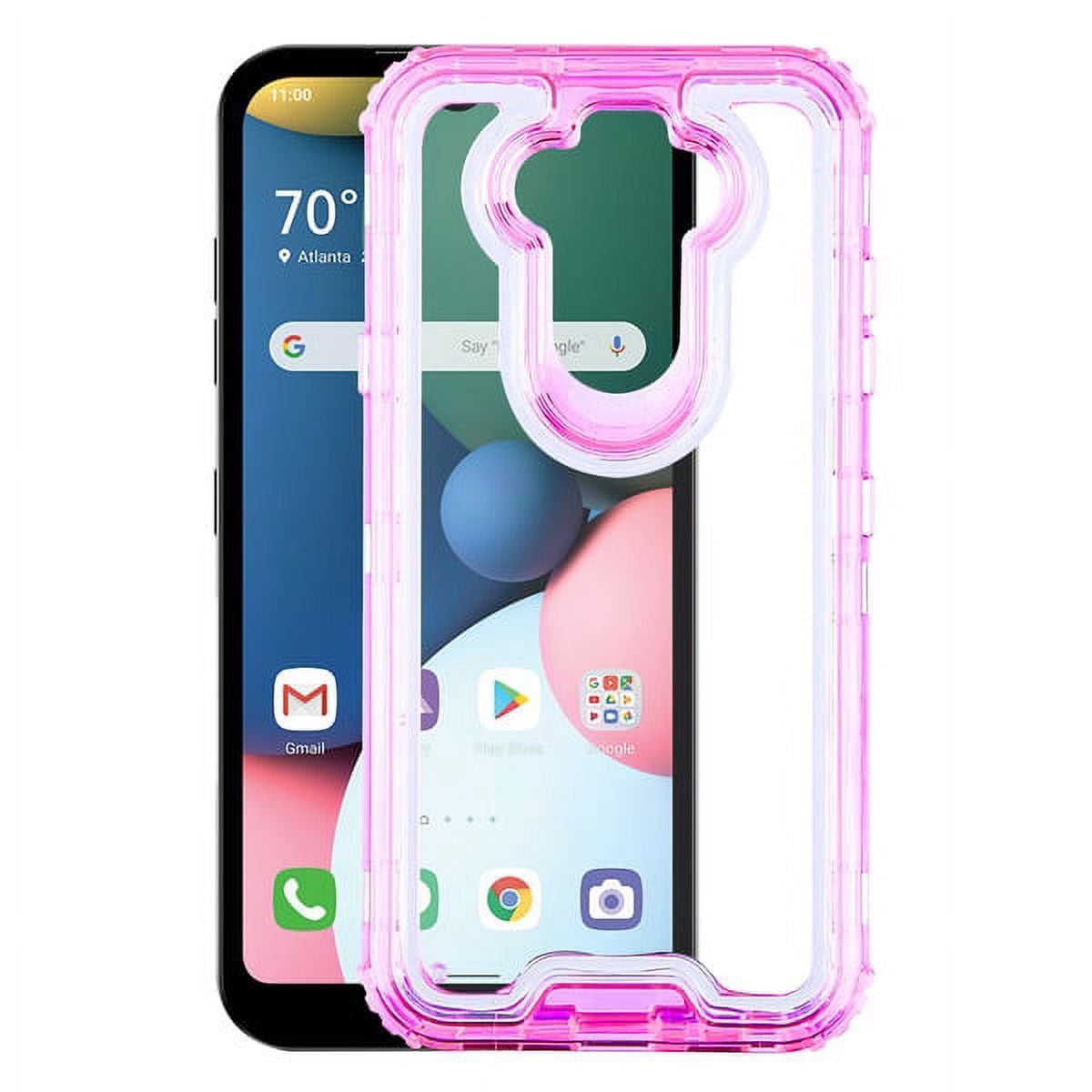 LG Phoenix 5 /Tribute Monarch /K8x Phone Case Tough Hybrid Full-Body 3 ...