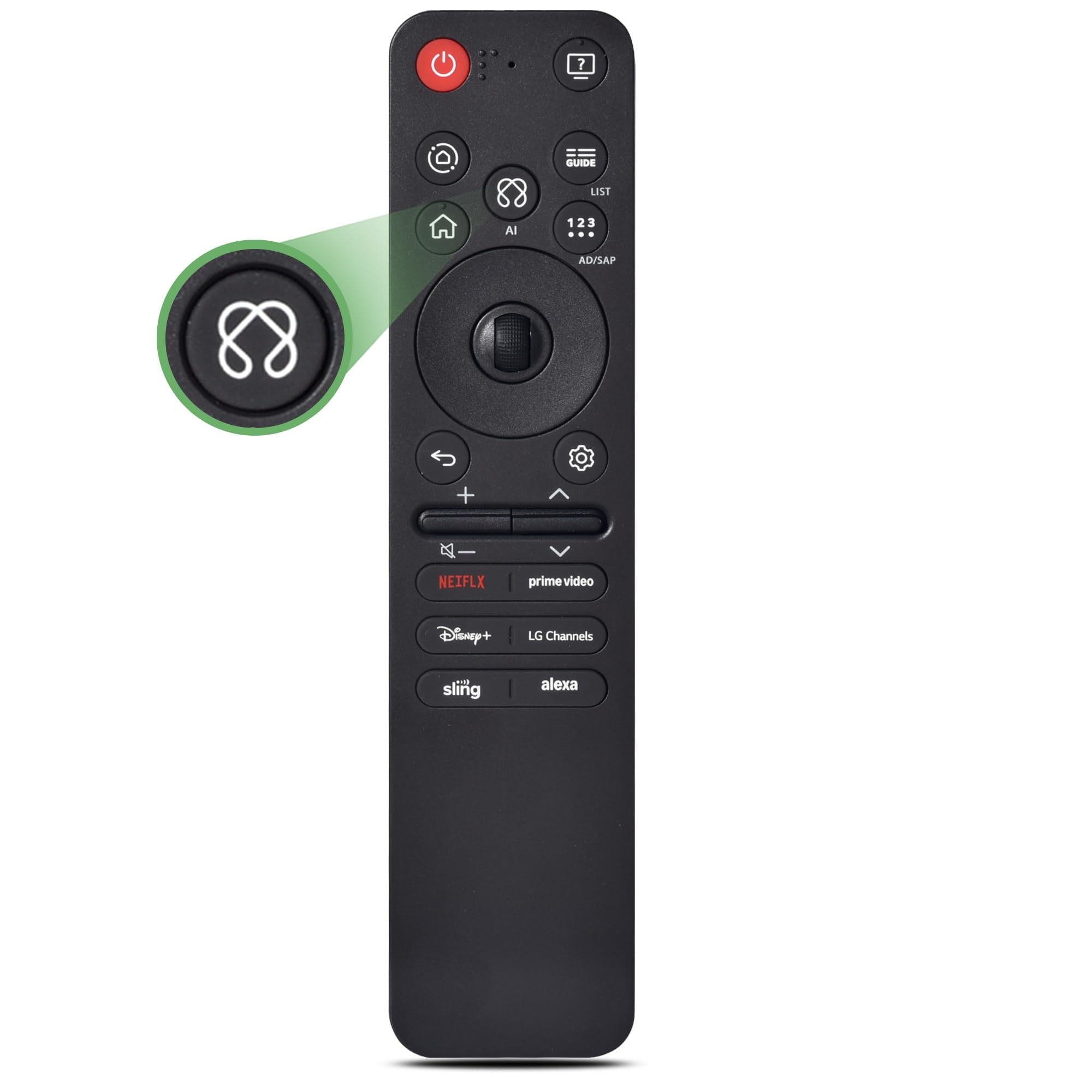 for LG Smart TV Remote,Replacement Magic Voice and Pointer Remote ...