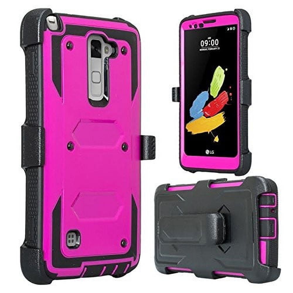 LG Stylo 2 Case, LG Stylo 2 V Case, Triple Protection 3-1 w/ Built in ...