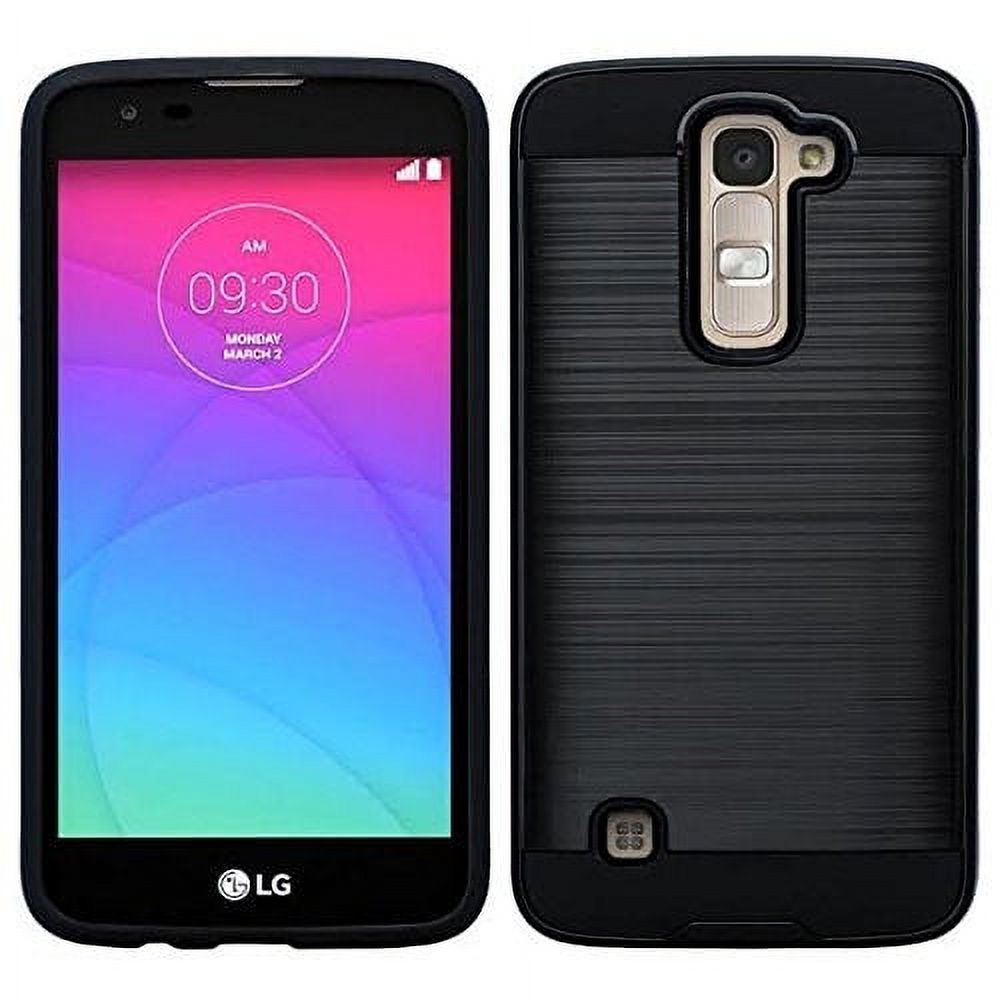 LG Stylo 2 Case, LG Stylo 2 V Dual Layered Slim Hybrid Case - Brush ...