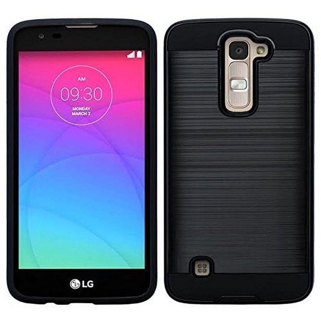 LG Stylo 2 Case, LG Stylo 2 V Dual Layered Slim Hybrid Case - Brush ...