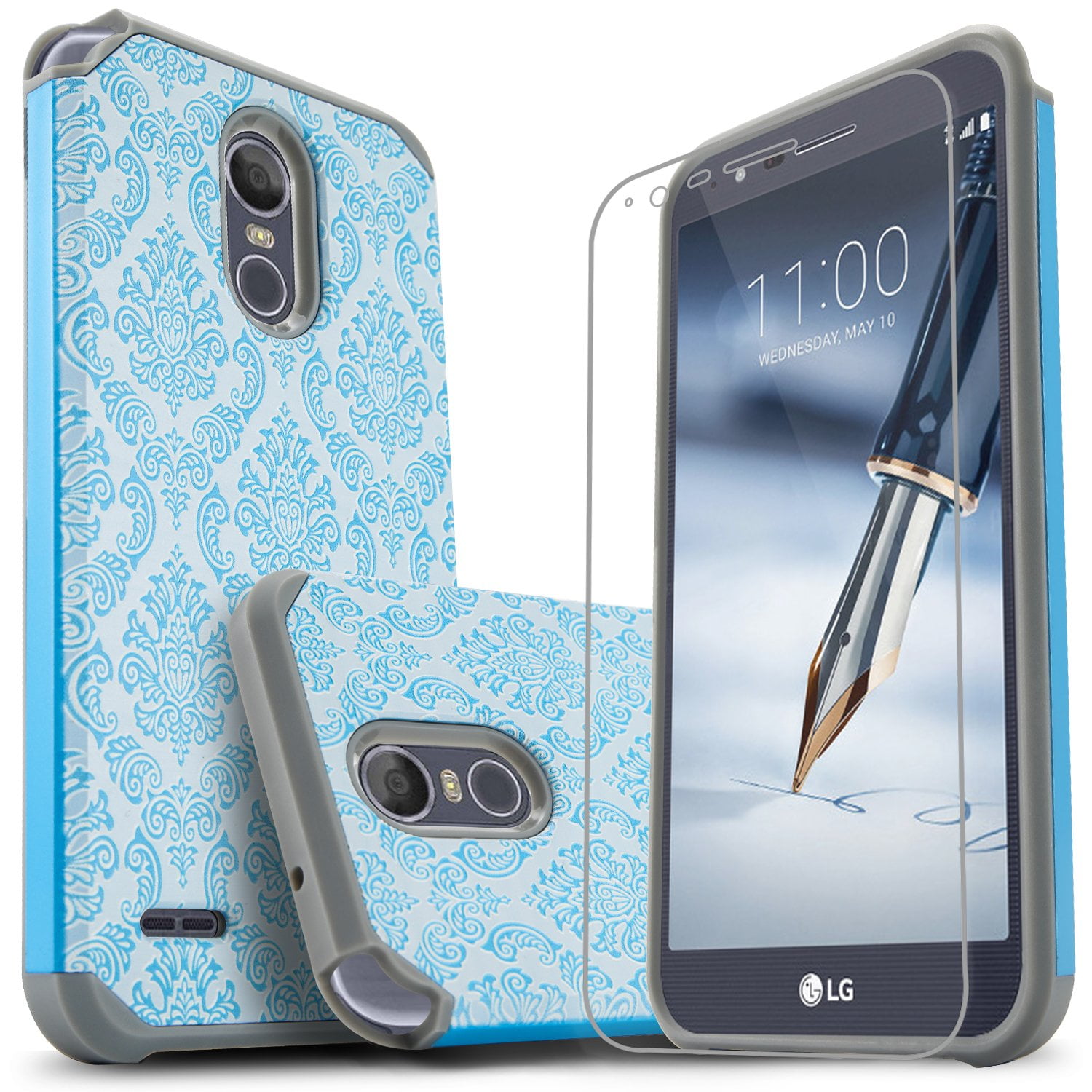 LG Stylo 3 Case, LG Stylo 3 Plus Case, W/[HD Screen Protector], Heavy ...