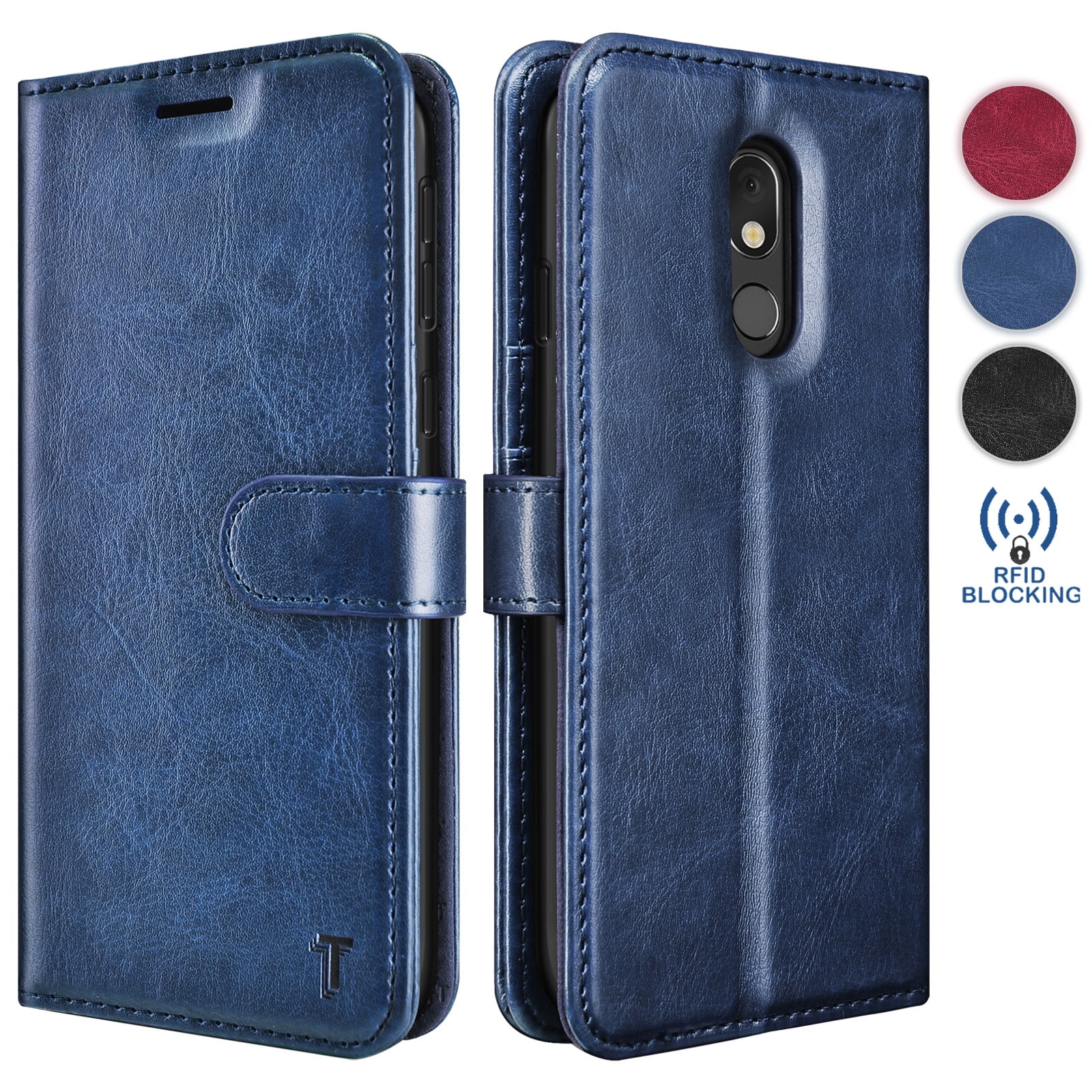 LG Stylo 5 Case, 2019 LG Stylo 5 Wallet Case, Tekcoo Premium [RFID ...