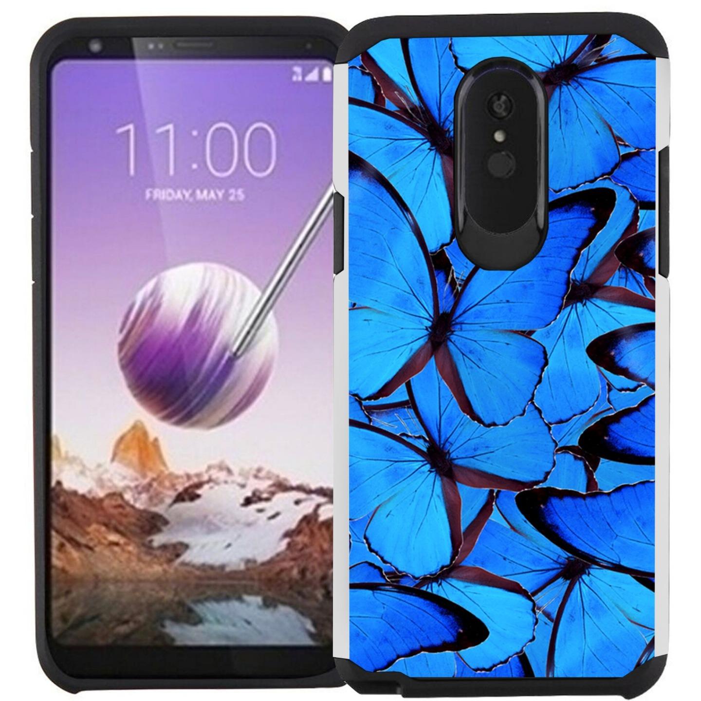 LG Stylo 5 Case - Colorful Design Hybrid Armor Case Shockproof Dual ...