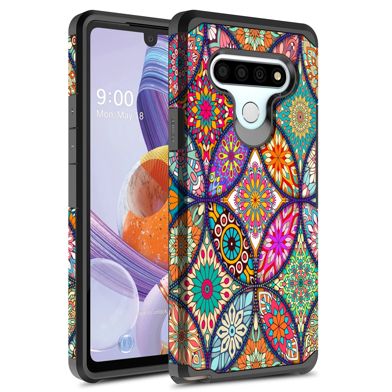 LG Stylo 6 Case, KAESAR Slim Hybrid Dual Layer Shockproof Hard Cover ...
