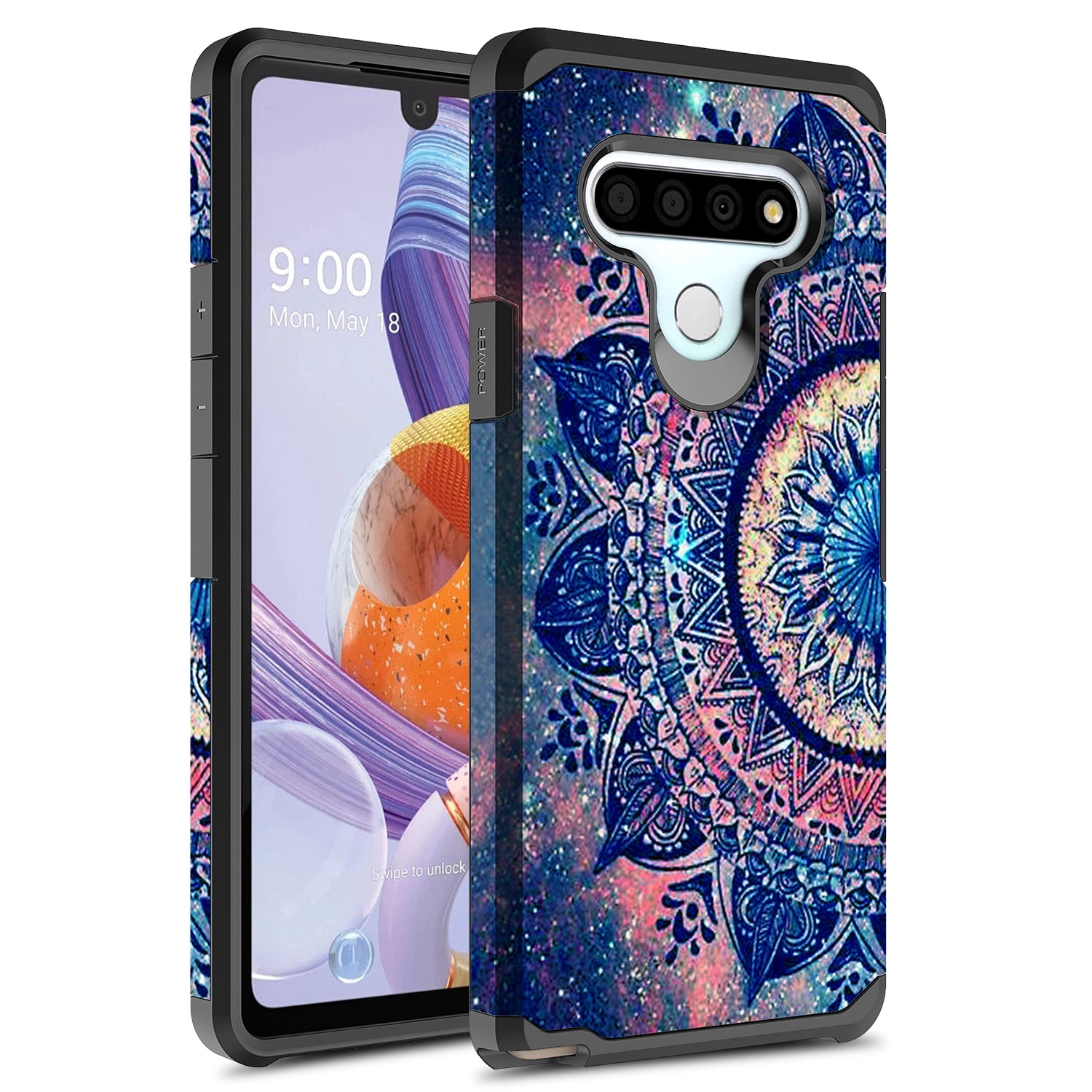 LG Stylo 6 Case, KAESAR Slim Hybrid Dual Layer Shockproof Hard Cover ...