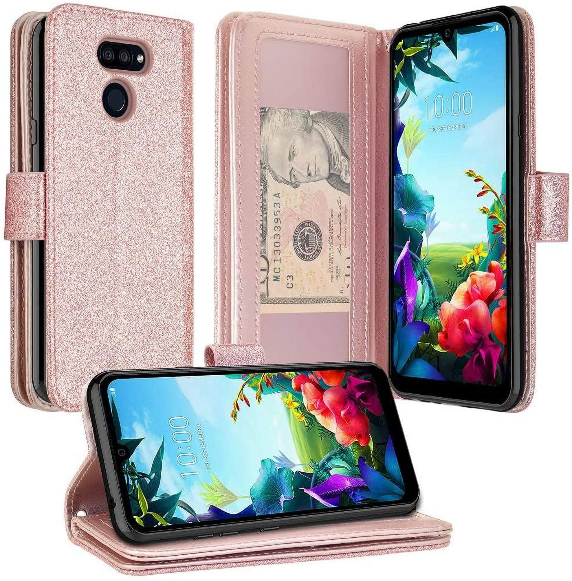 LG Stylo 6 Case, LG Stylo 6 Plus Case [Wrist Strap] Cute Girls Women Pu ...