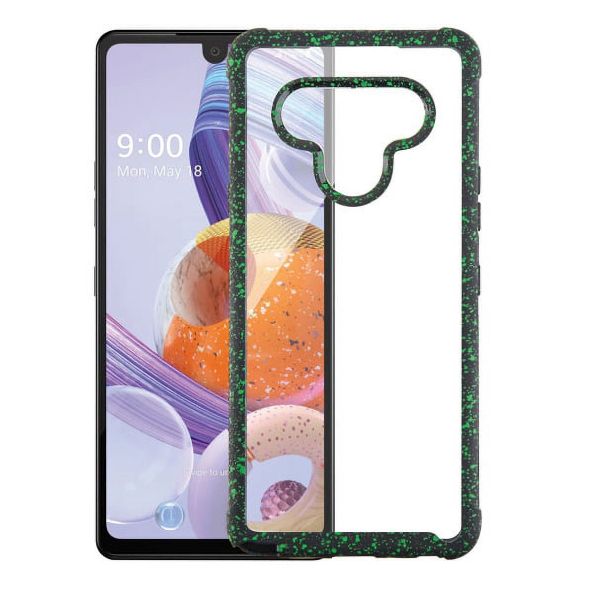 LG Stylo 6 Phone Case Hybrid Cover with [Rigid Panel] [TPU Cushion ...
