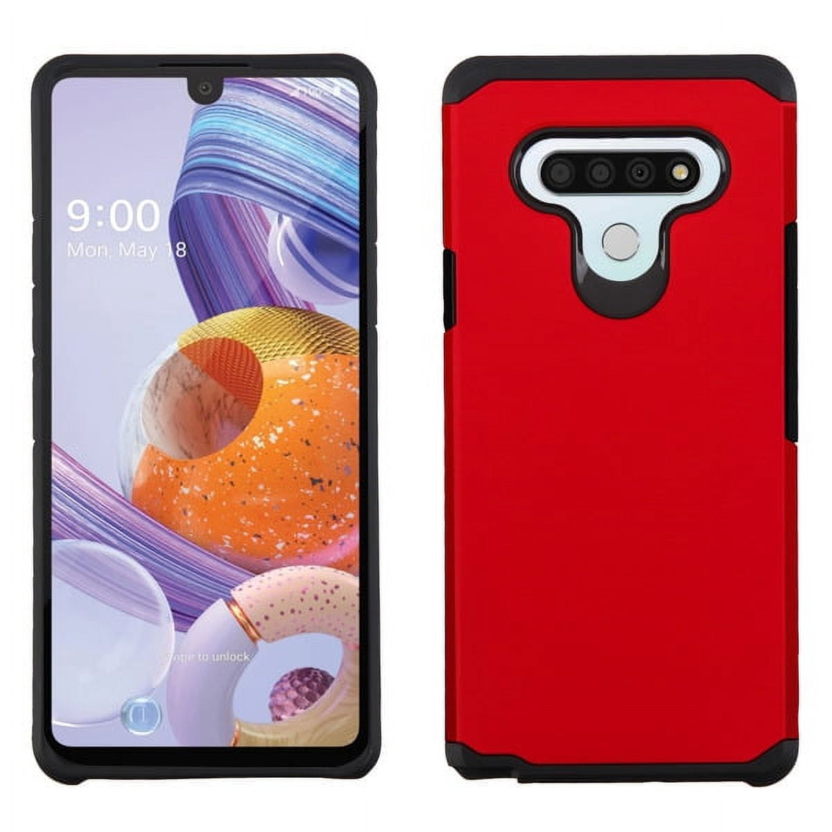 LG Stylo 6 Phone Case Protective Impact Shock Absorption Heavy Duty two ...