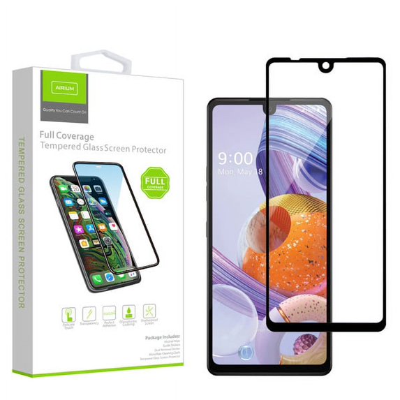 LG Stylo 6 Screen Protector FULL COVERAGE Tempered Glass Film LCD ...
