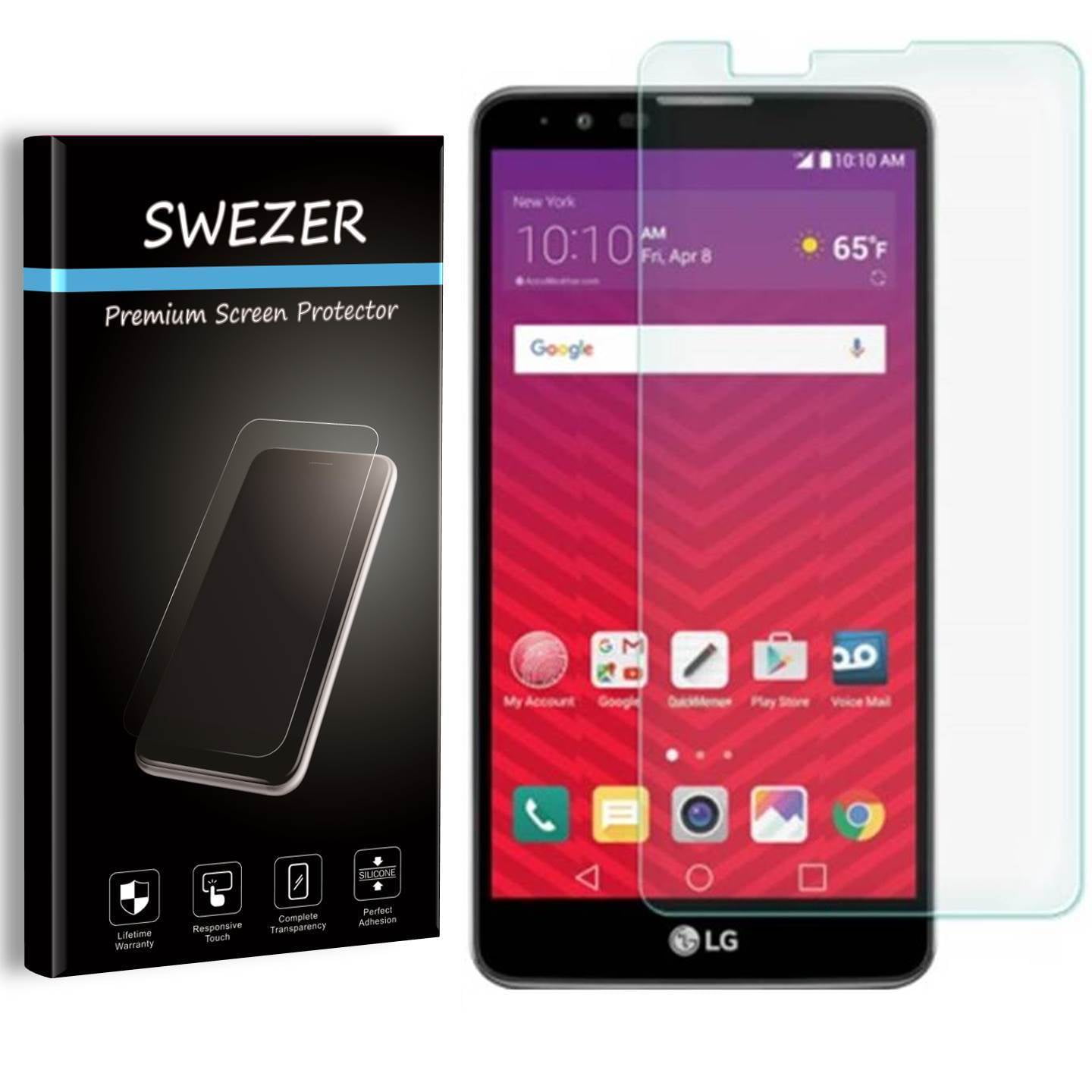 LG Stylus 2 / Stylo 2 / Stylo 2 Plus [SWEZER] Tempered Glass Screen ...