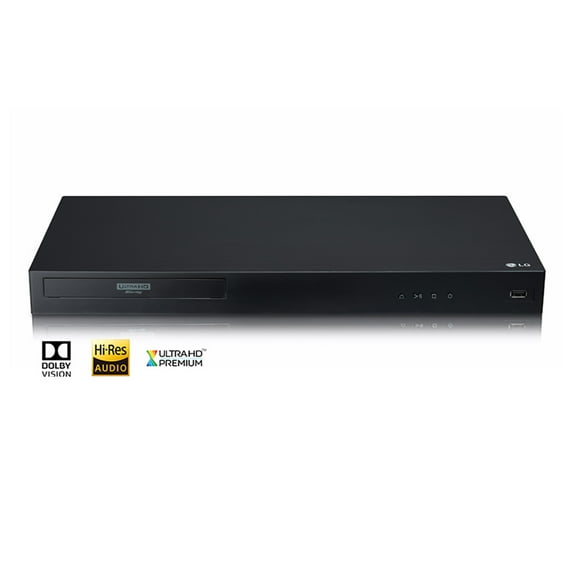 LG UBKM9 Ultra-HD Blu-Ray Player with Wi-Fi, DVD Compatibility, and ...