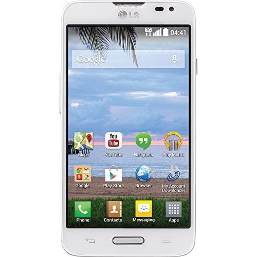 LG Ultimate 2 L41C White Android Prepaid Phone with Triple Minutes ...
