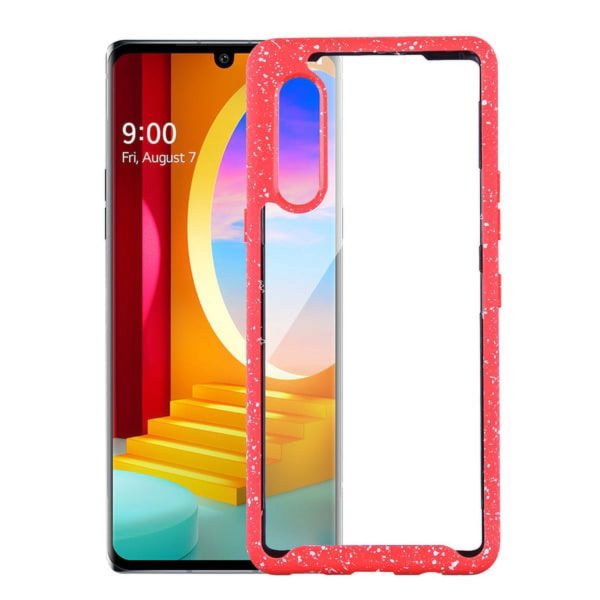 LG VELVET Phone Case Hybrid Cover with [TPU Cushion] Enhanced Hand-Grip ...