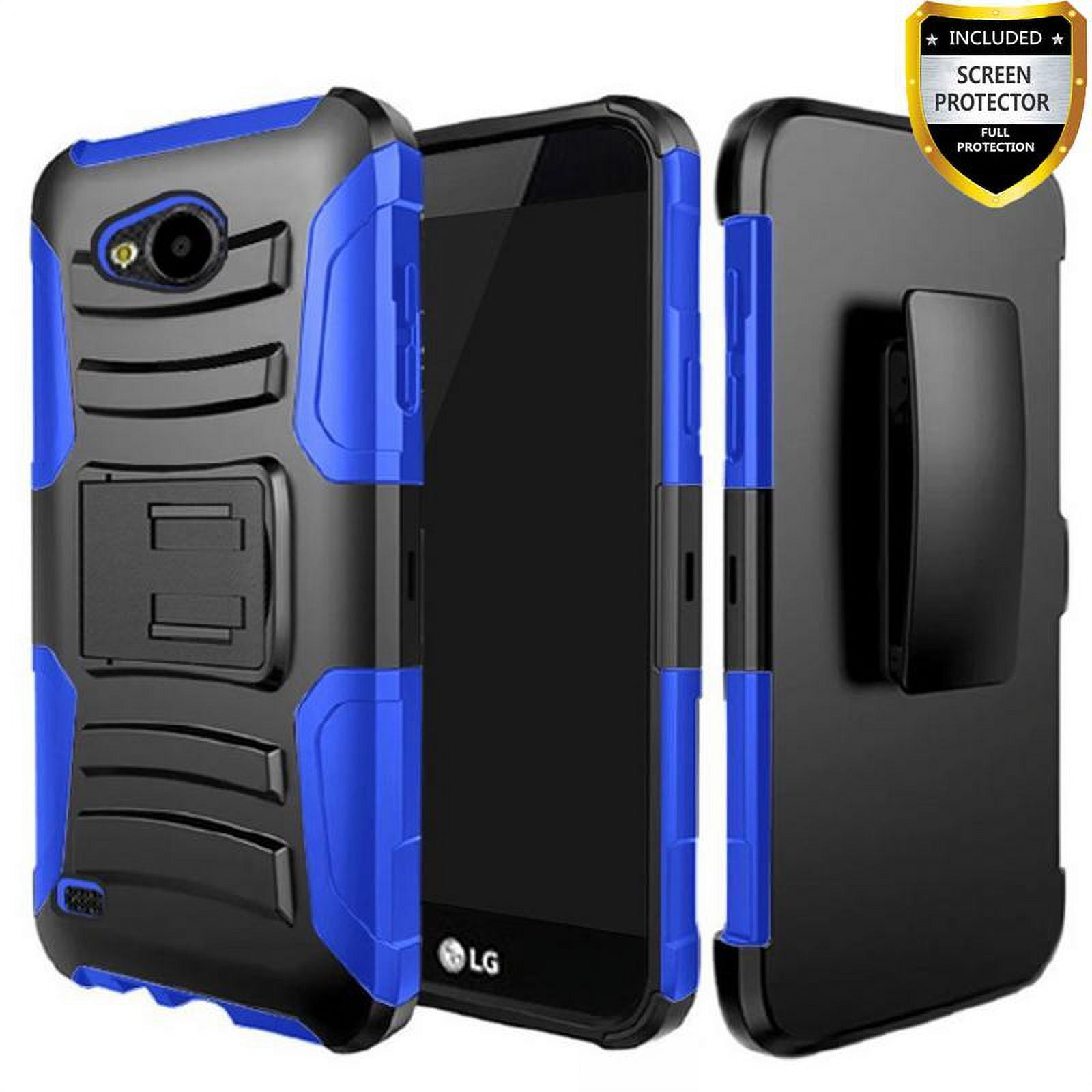 LG X Charge/LG Fiesta 2 Phone/LG Fiesta LTE/LG X Power 2 Case, [Combo ...