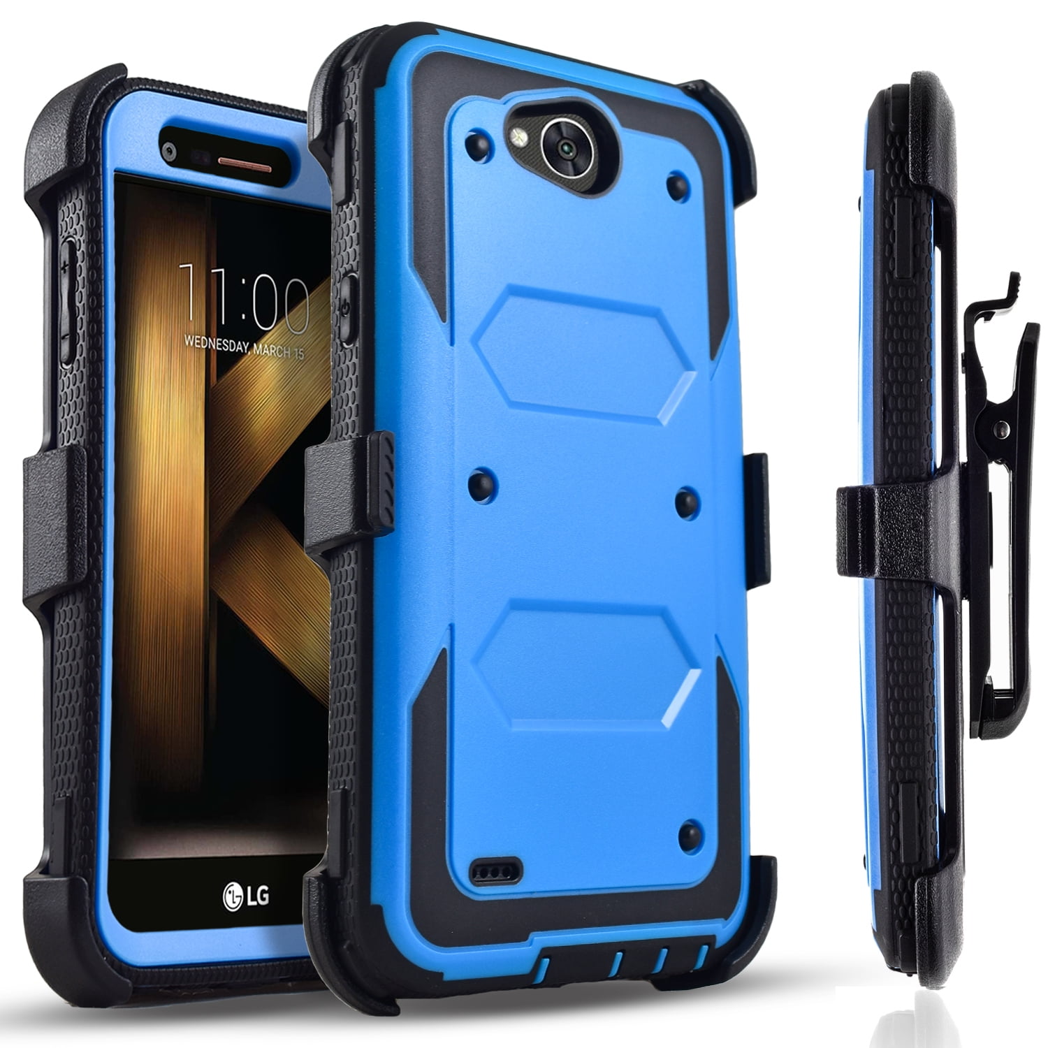 LG X Power 2 Case, LG Premier LTE Case, [SUPER GUARD] Dual Layer ...