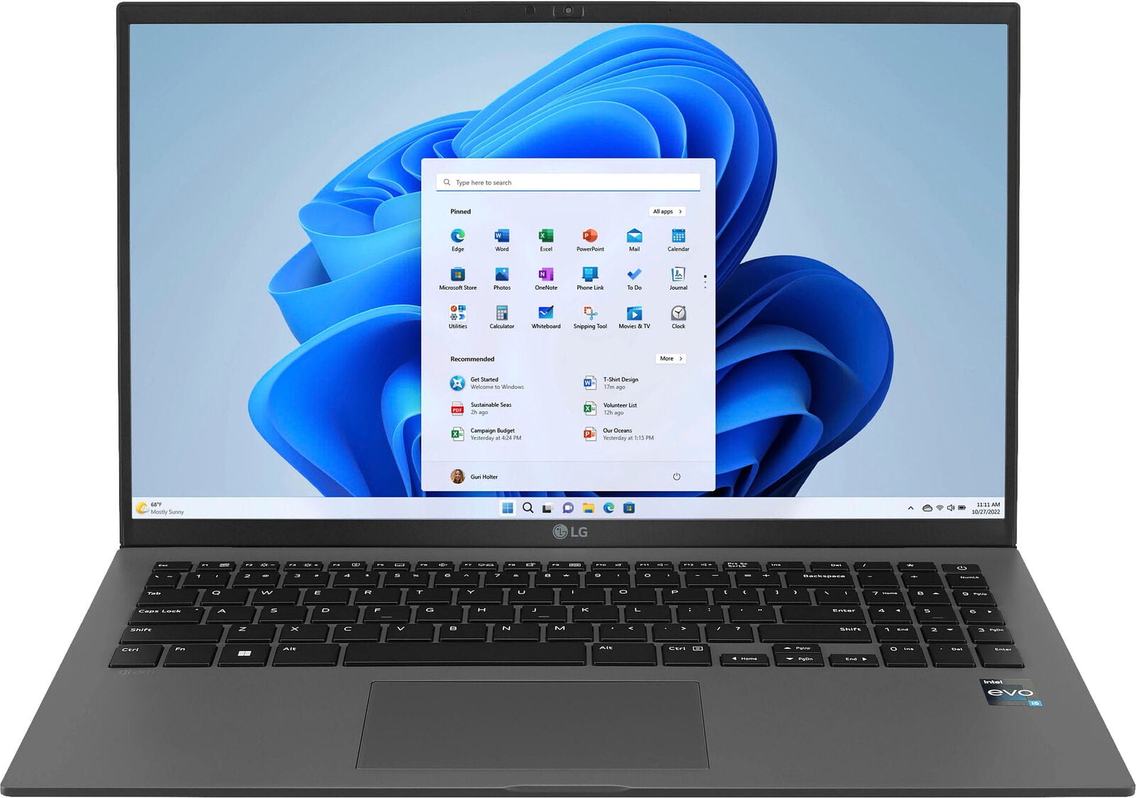 LG gram 15.6” Lightweight Laptop, Intel 13th Gen Core i7, Windows 11 ...