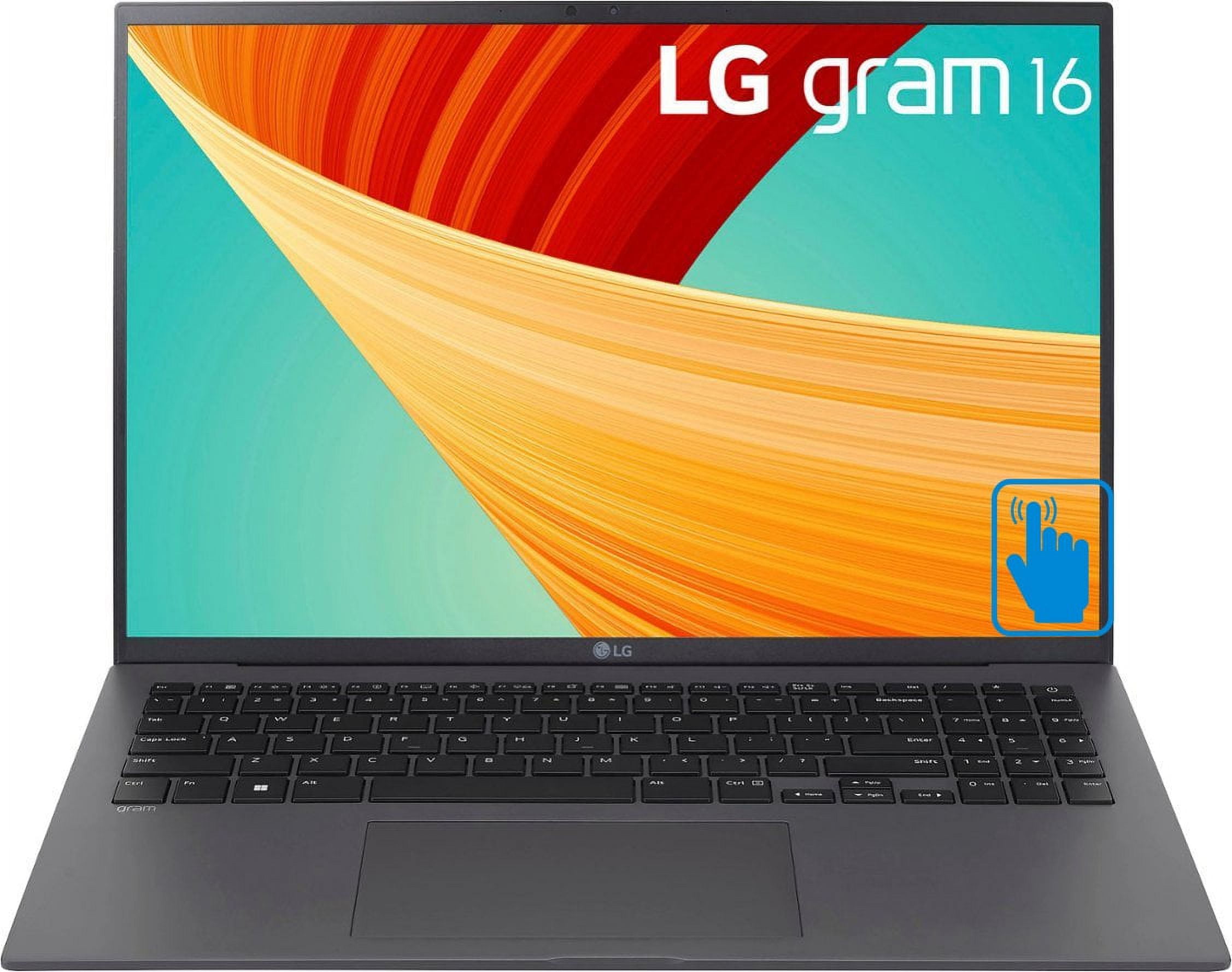 LG gram 16 Touchscreen Laptop 16.0in WQXGA IPS Intel Evo Platform (12 ...