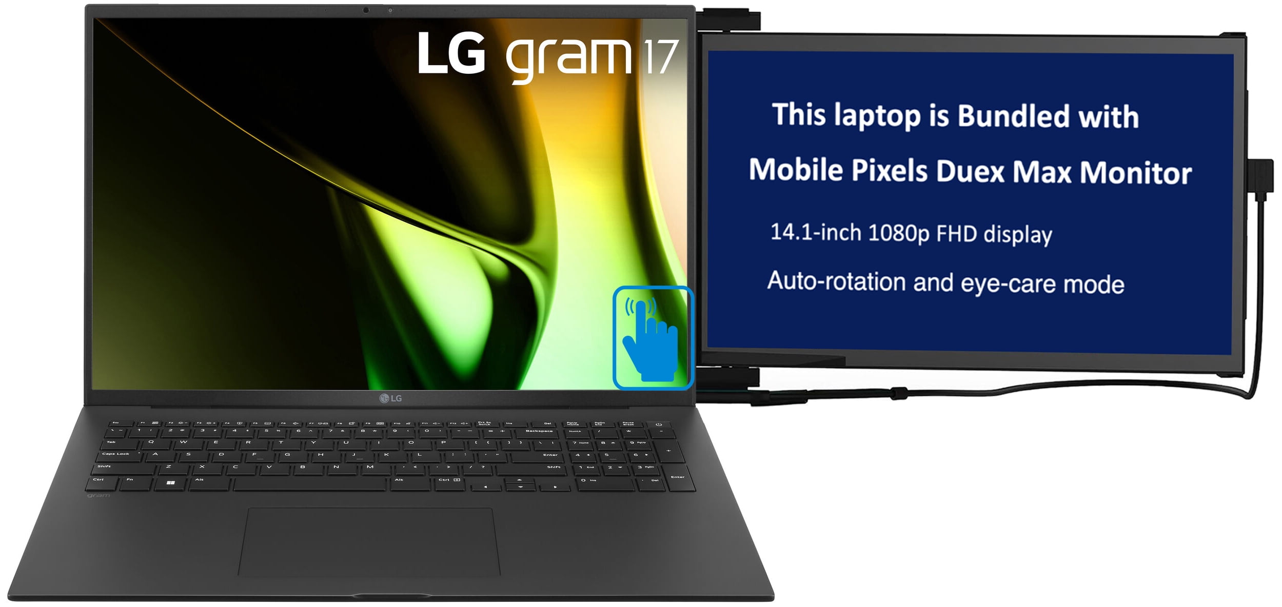LG gram Home Office Laptop (Intel Ultra 7-155H 16-Core, 17.0in 60 Hz ...
