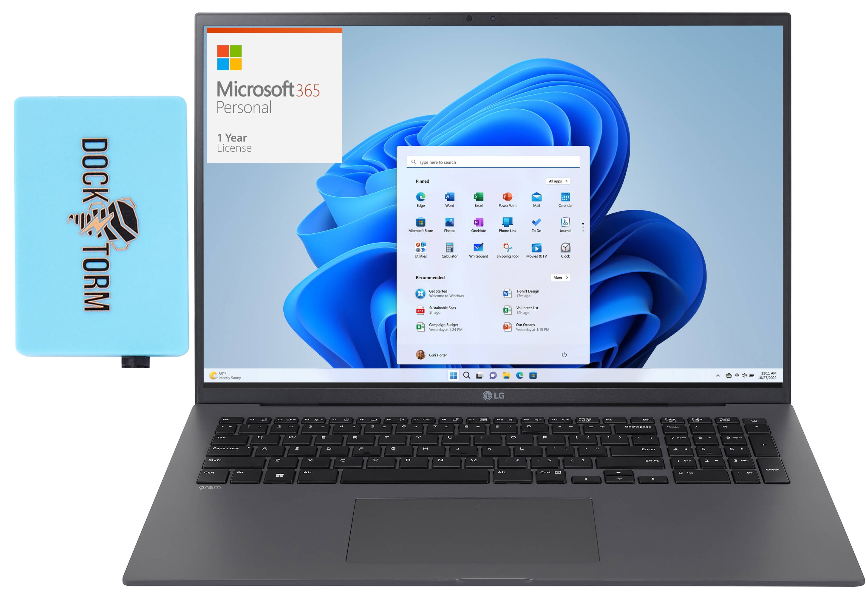 LG gram Home Office Laptop (Intel i7-1360P 12-Core, 17.0in 60 Hz Wide ...