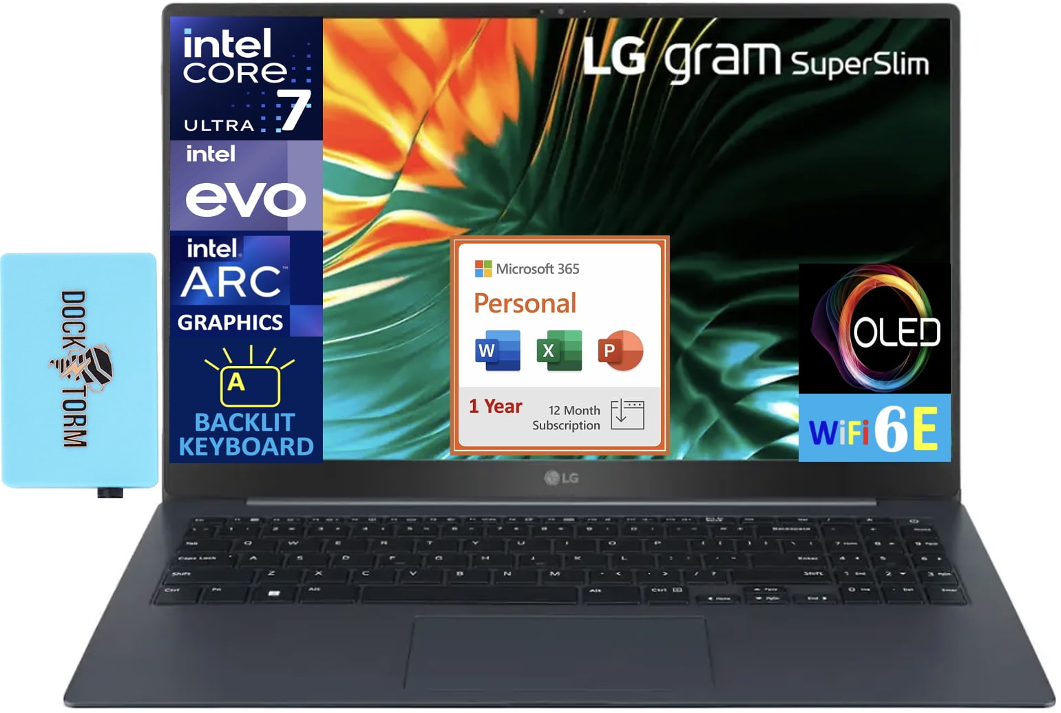 LG gram SuperSlim AI Powered Laptop 15.6in OLED FHD Display (Intel ...