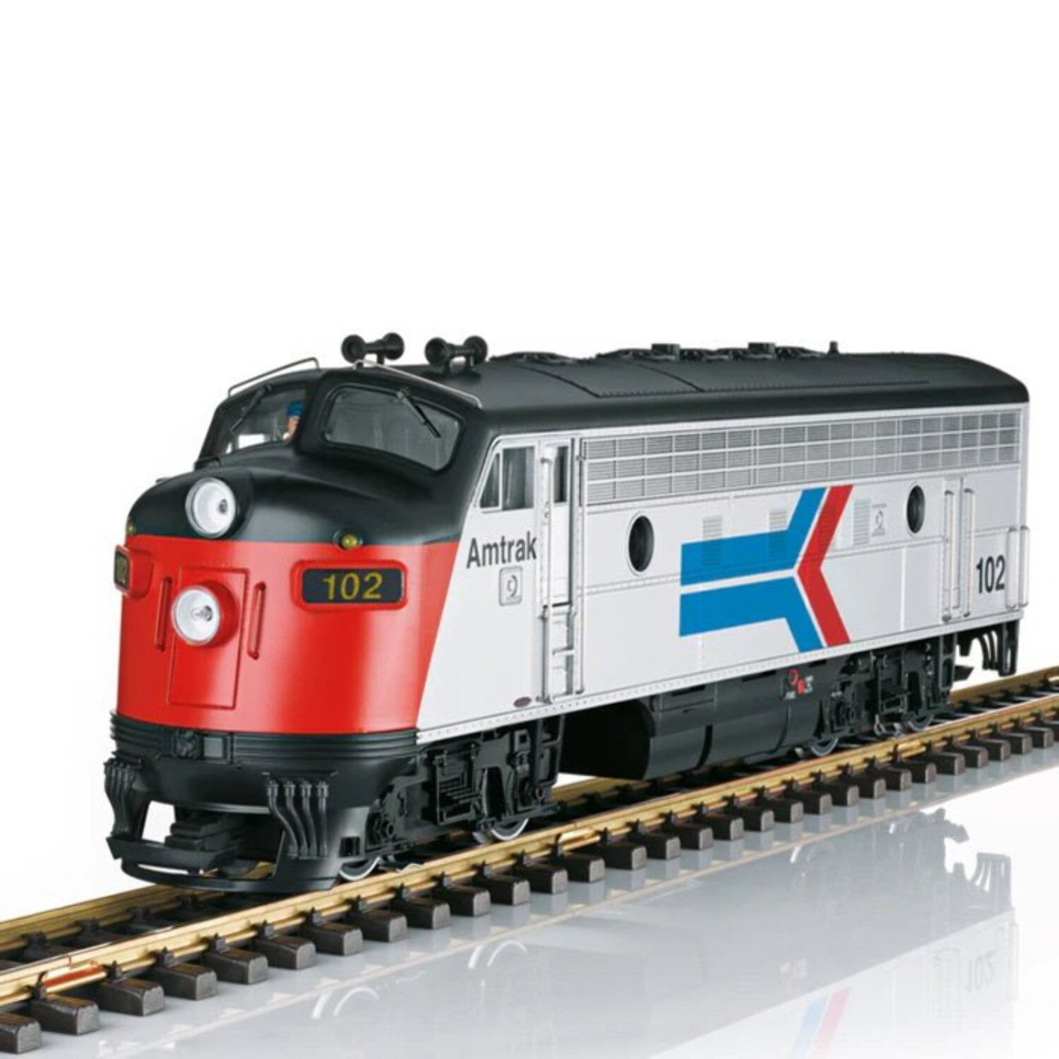 LGB F7A Diesel Locomotive - Amtrak #102, G Gauge - Walmart.com