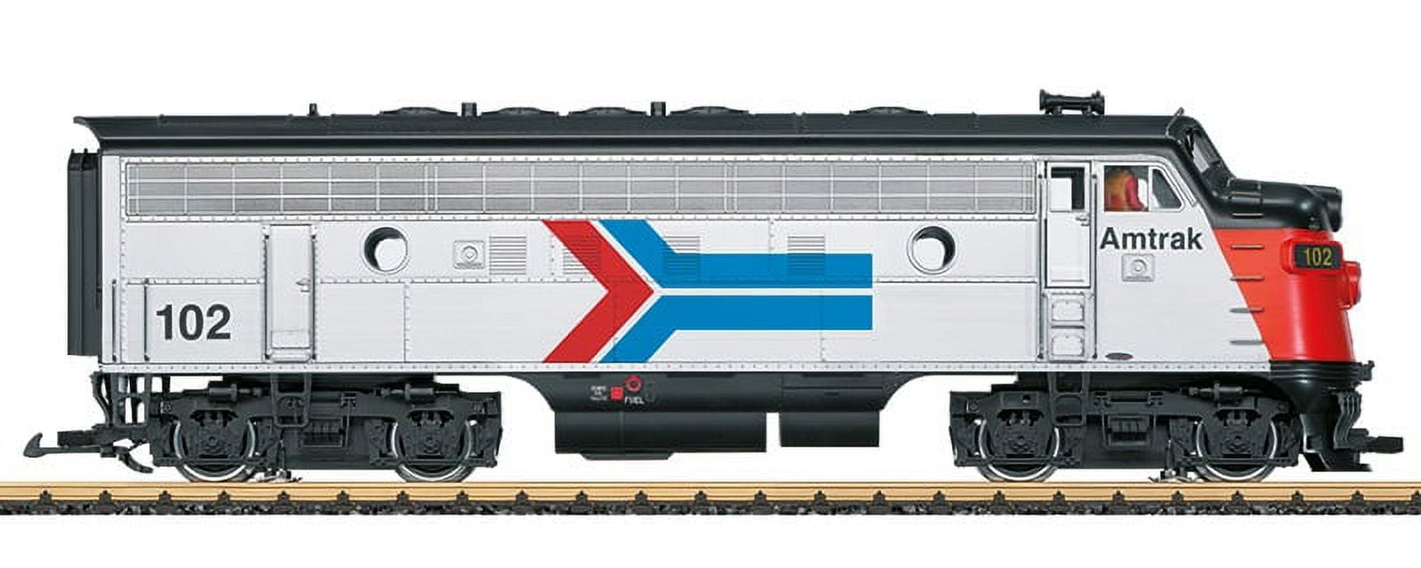 LGB F7A Diesel Locomotive - Amtrak #102, G Gauge - Walmart.com