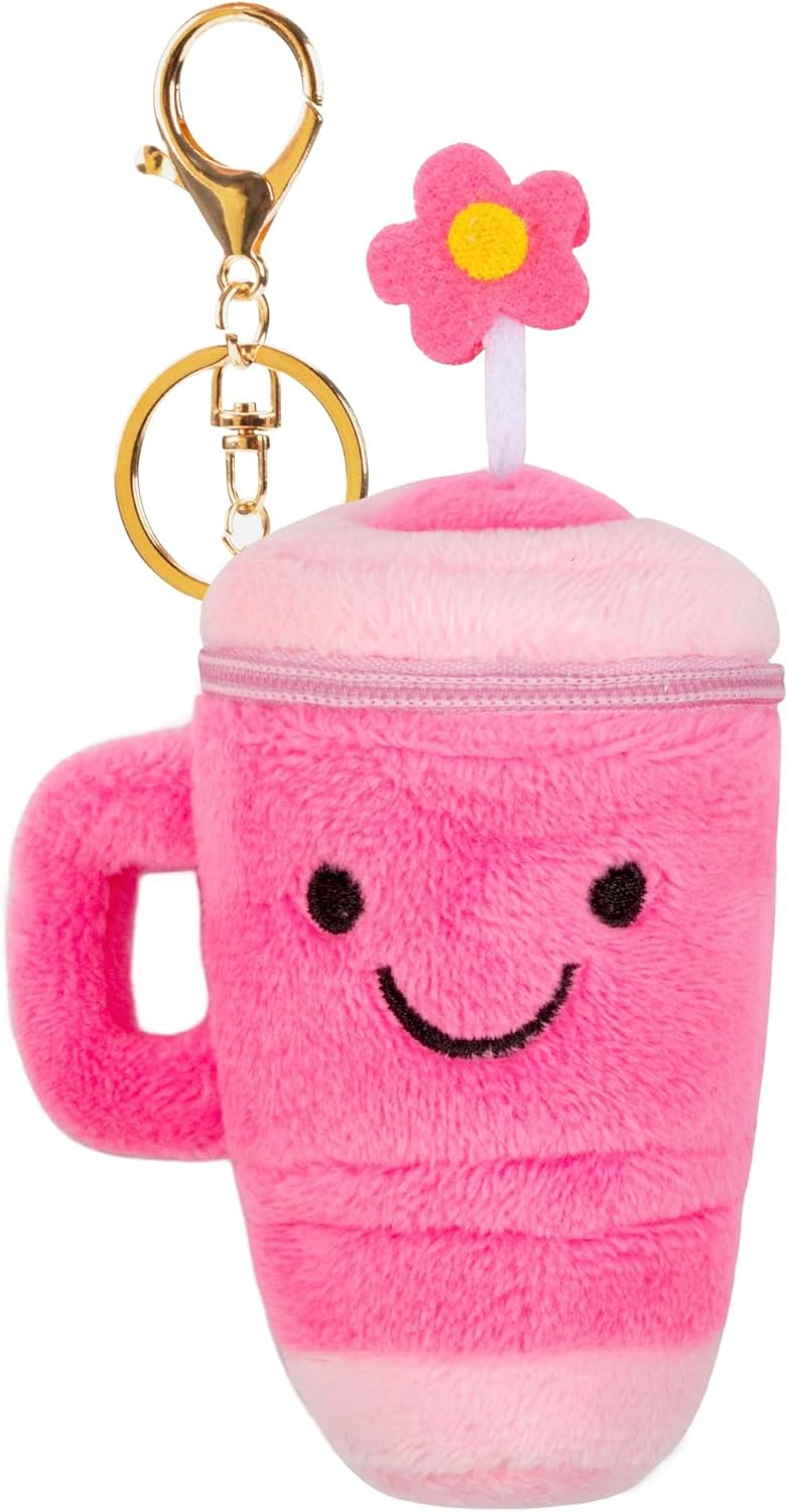 LGBBGL Plush Keychain Coin Purses, Chapstick Holder key chain Cute ...