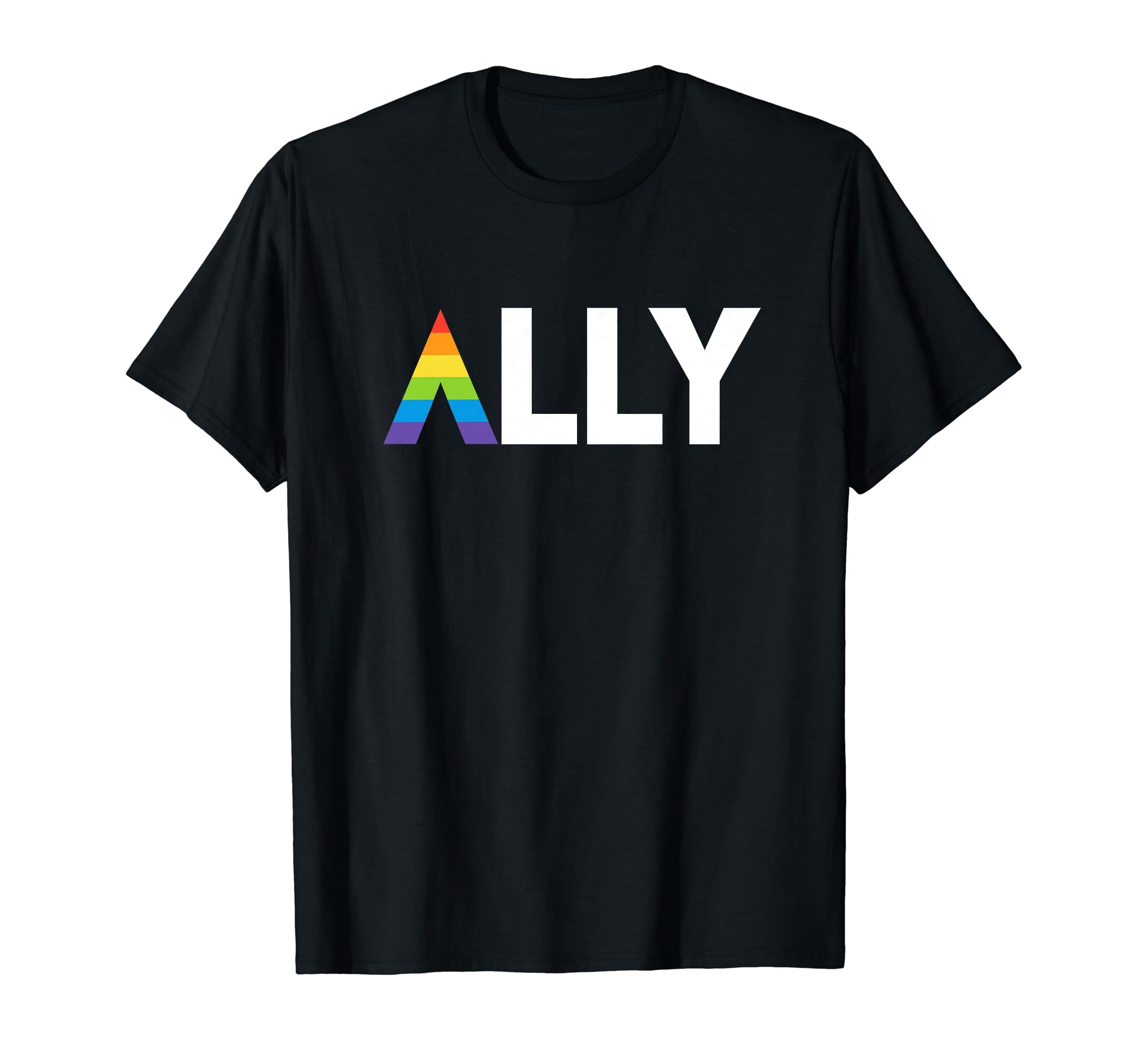 LGBT Ally Flag March Rally Pride Parade LGBT Equality T-Shirt - Walmart.com