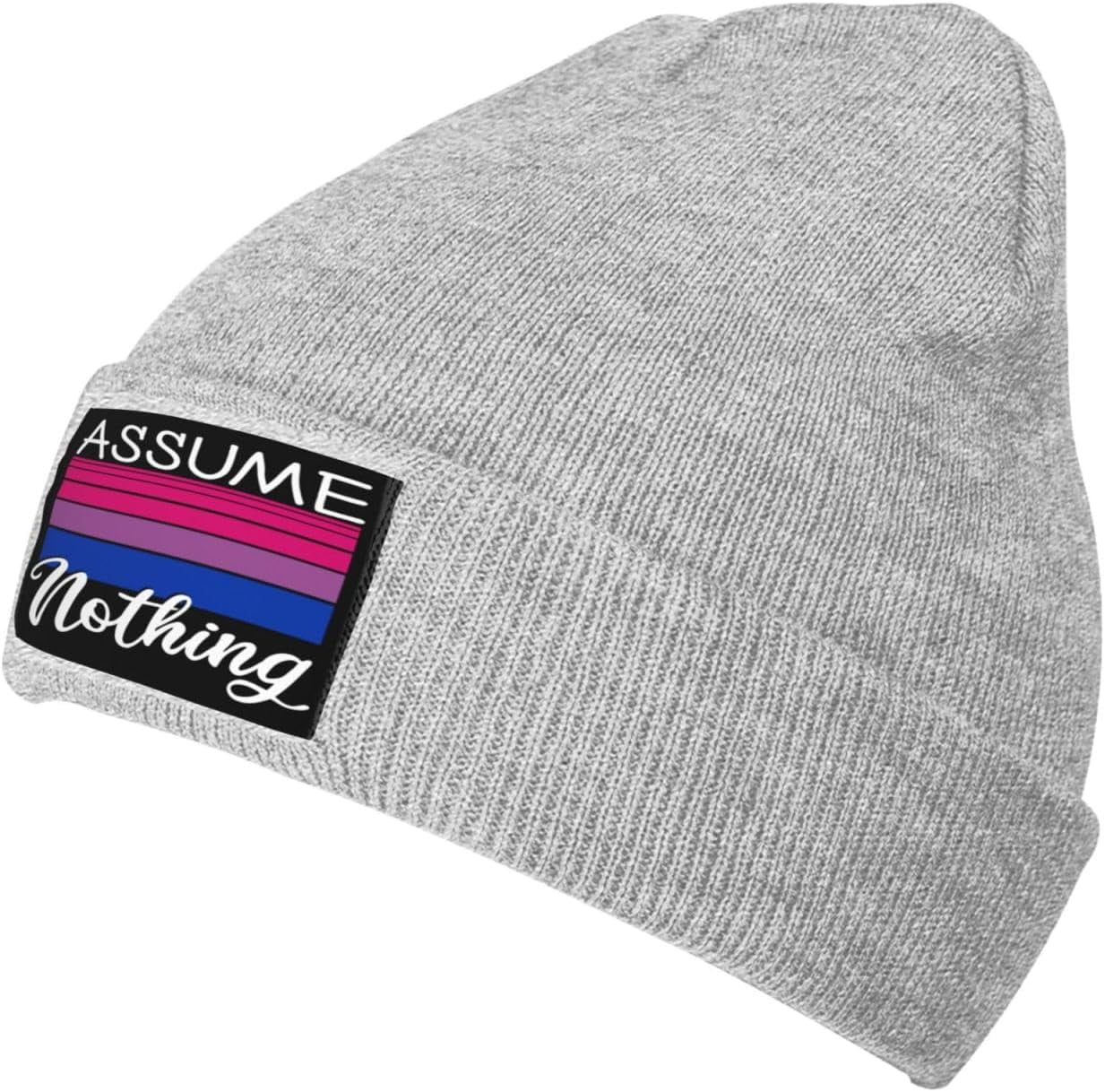 LGBT Bi Pride Gifts Assume Nothing Bisexual Flag Black Men Women ...