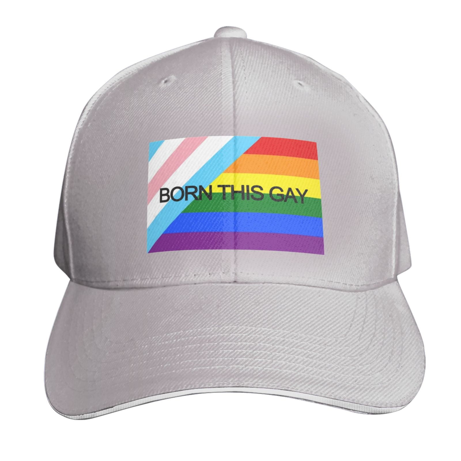 LGBT Born This Gay Pride Flag Baseball Cap Dad Hat Adjustable Magic ...