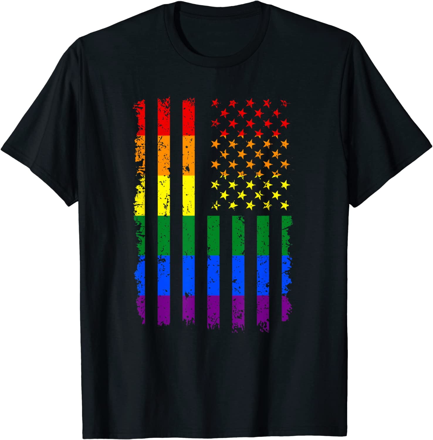 LGBT Flag Gay Pride Month Transgender T-Shirt - Walmart.com