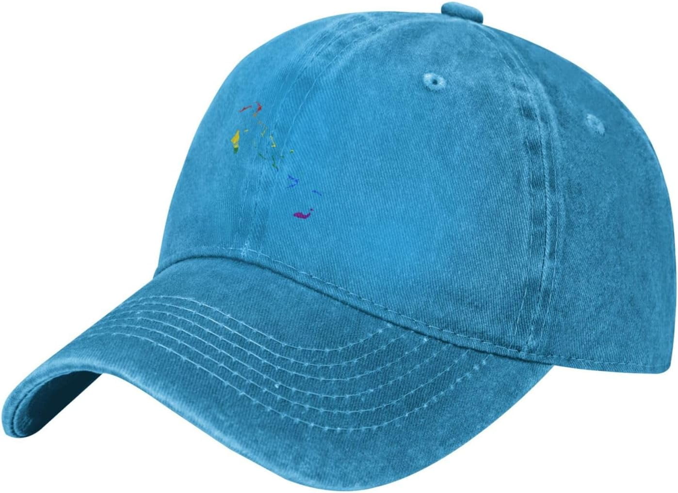 LGBT Flag Map of The Bahamas Baseball Cap Women Men Hat Vintage Trucker ...
