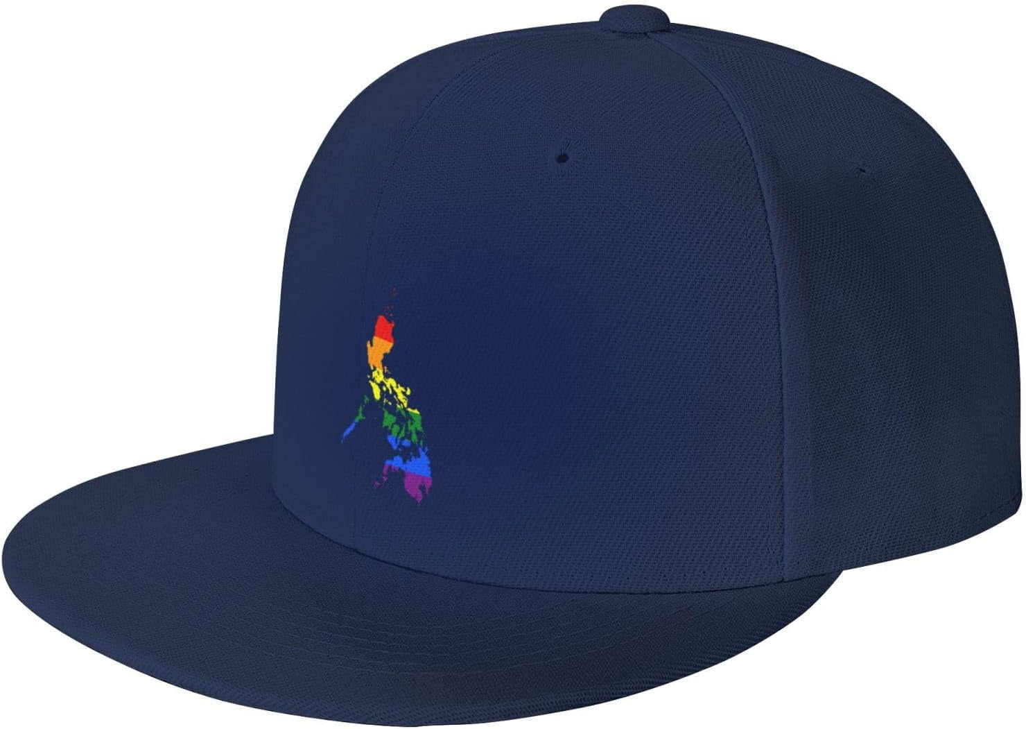 LGBT Flag Map of The Philippines Snapback Hats for Men Women Baseball ...