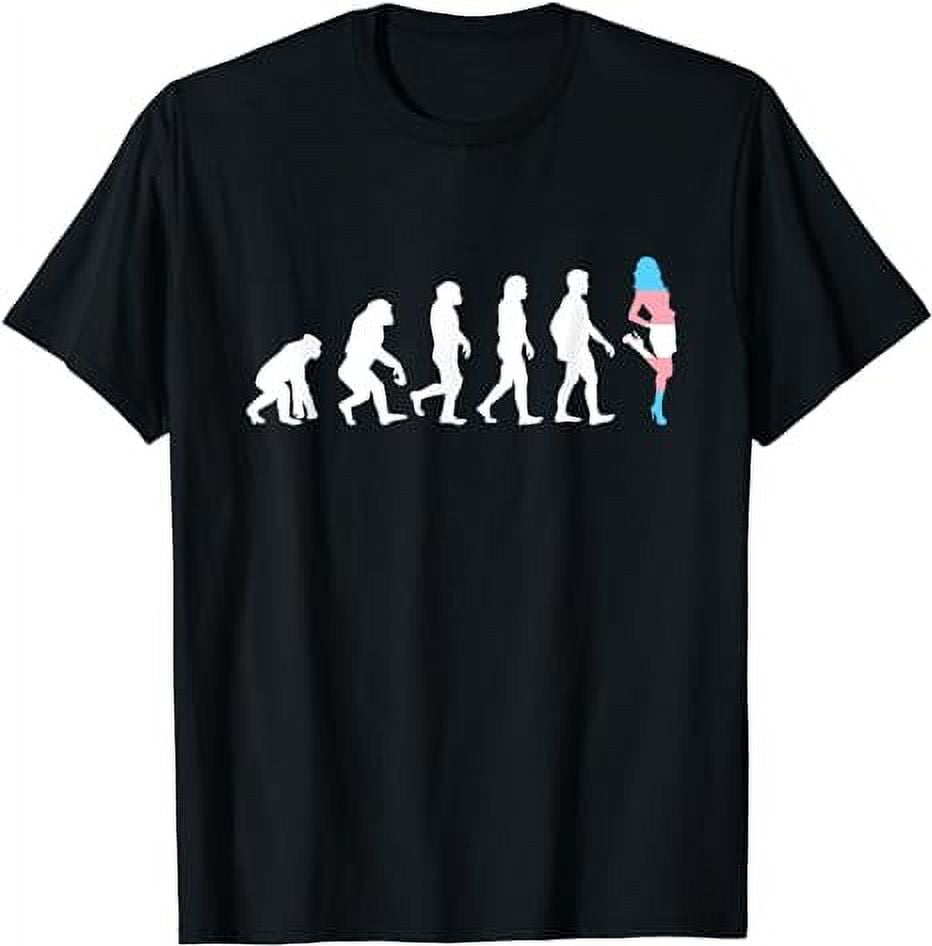 LGBT Gay Pride Transgender Human Evolution T-Shirt T-Shirt - Walmart.com