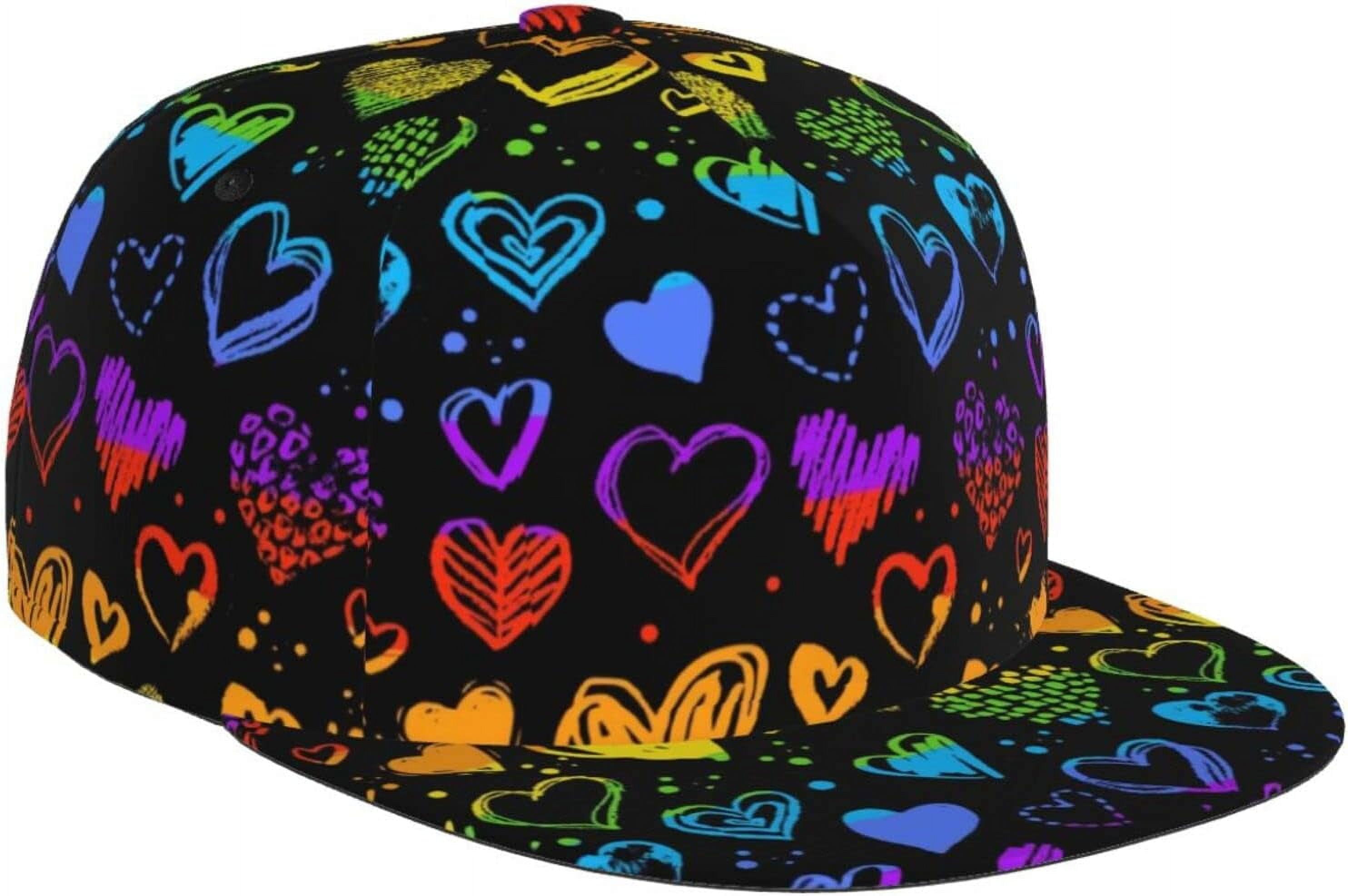 LGBT Hats LGBT Pride Rainbow Baseball Snapback Hat Brim LGBT Baseball ...