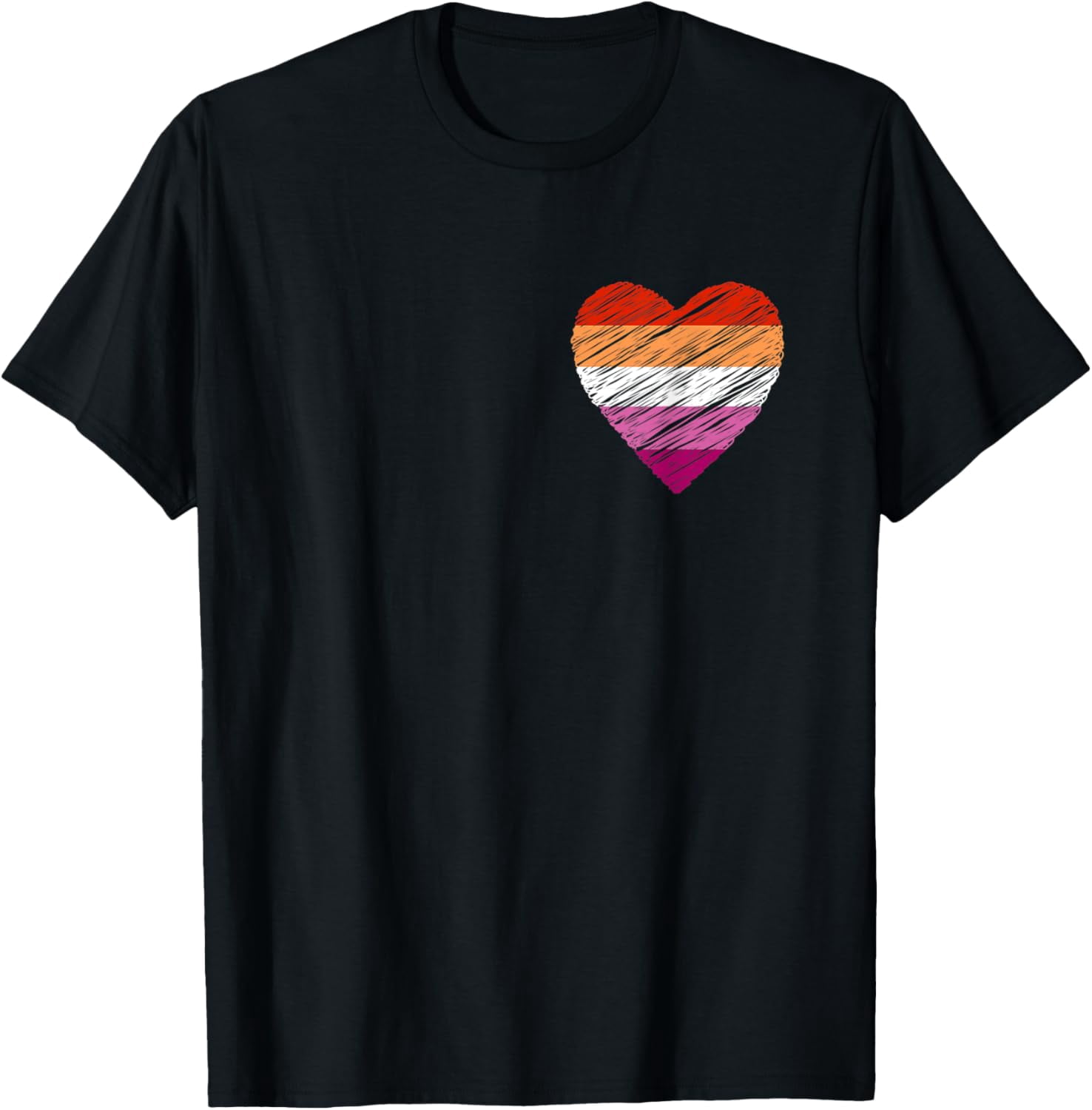 LGBT Lesbian Pride Proud Lesbian Flag LGBTQIA Pride Month T-Shirt ...