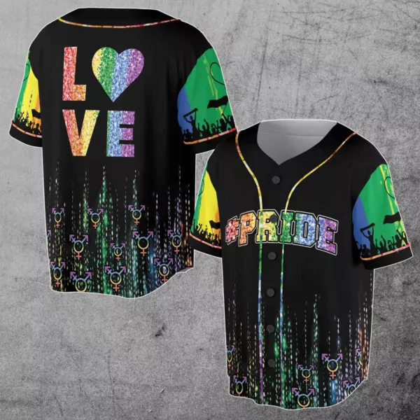 LGBT Love Pride Rainbow Pride Month LGBT 3D All Over Print Baseball ...