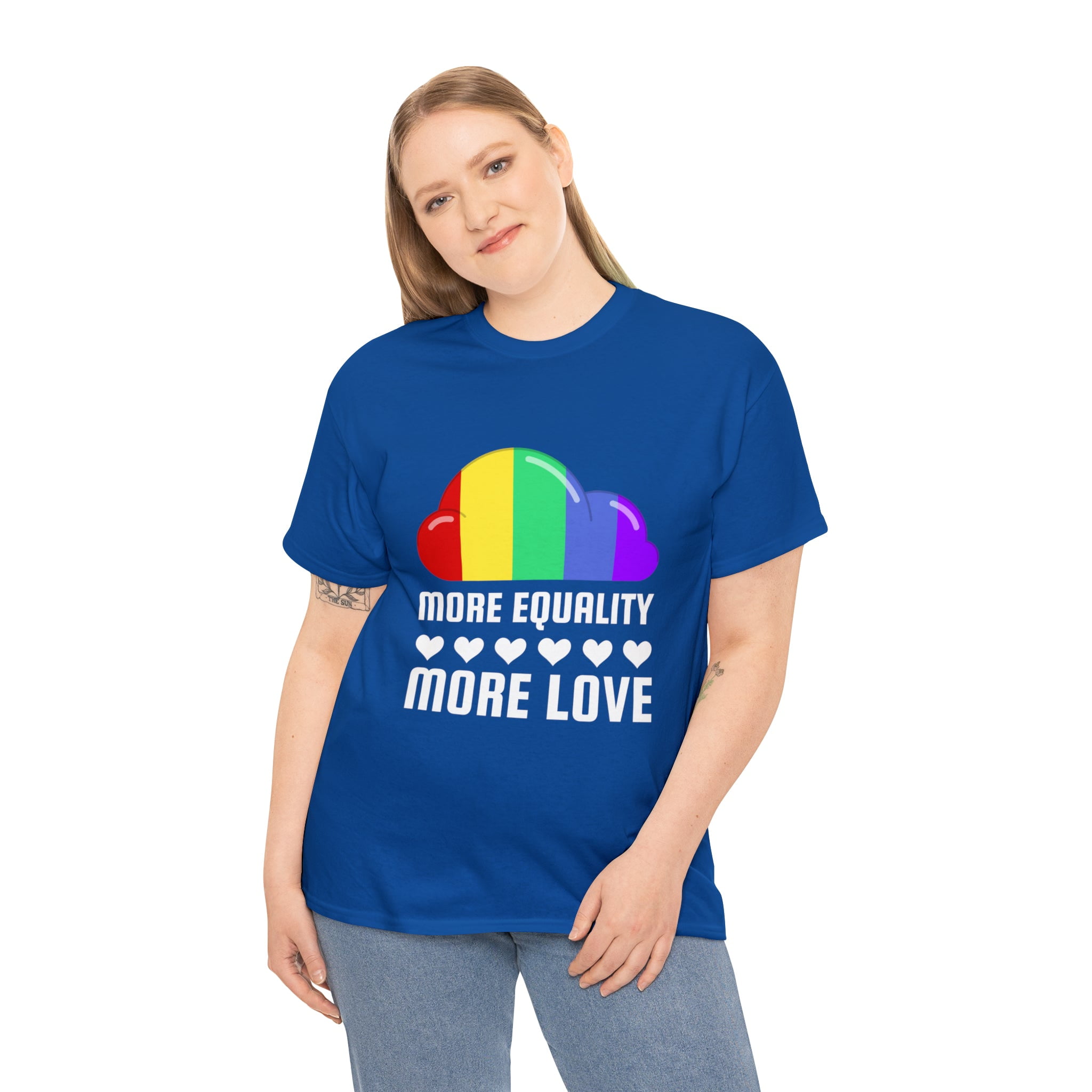 LGBT More Equality More Love LGBTQ Lesbian Gay Transgender Plus Size ...