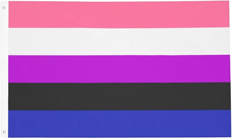 LGBT Pattern Flag, 3 x 5 FT Deco Flags Double Sided UV protection Fade ...